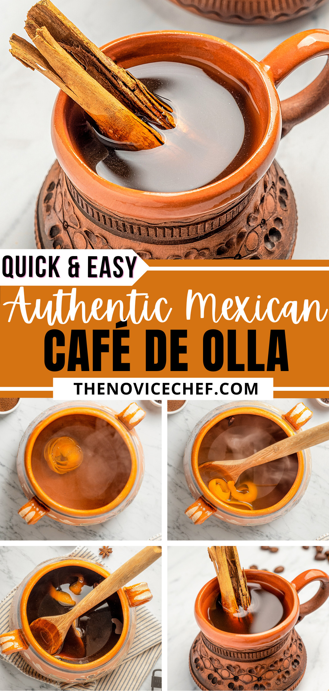Best Café de Olla (Cinnamon Mexican Coffee) | The Novice Chef