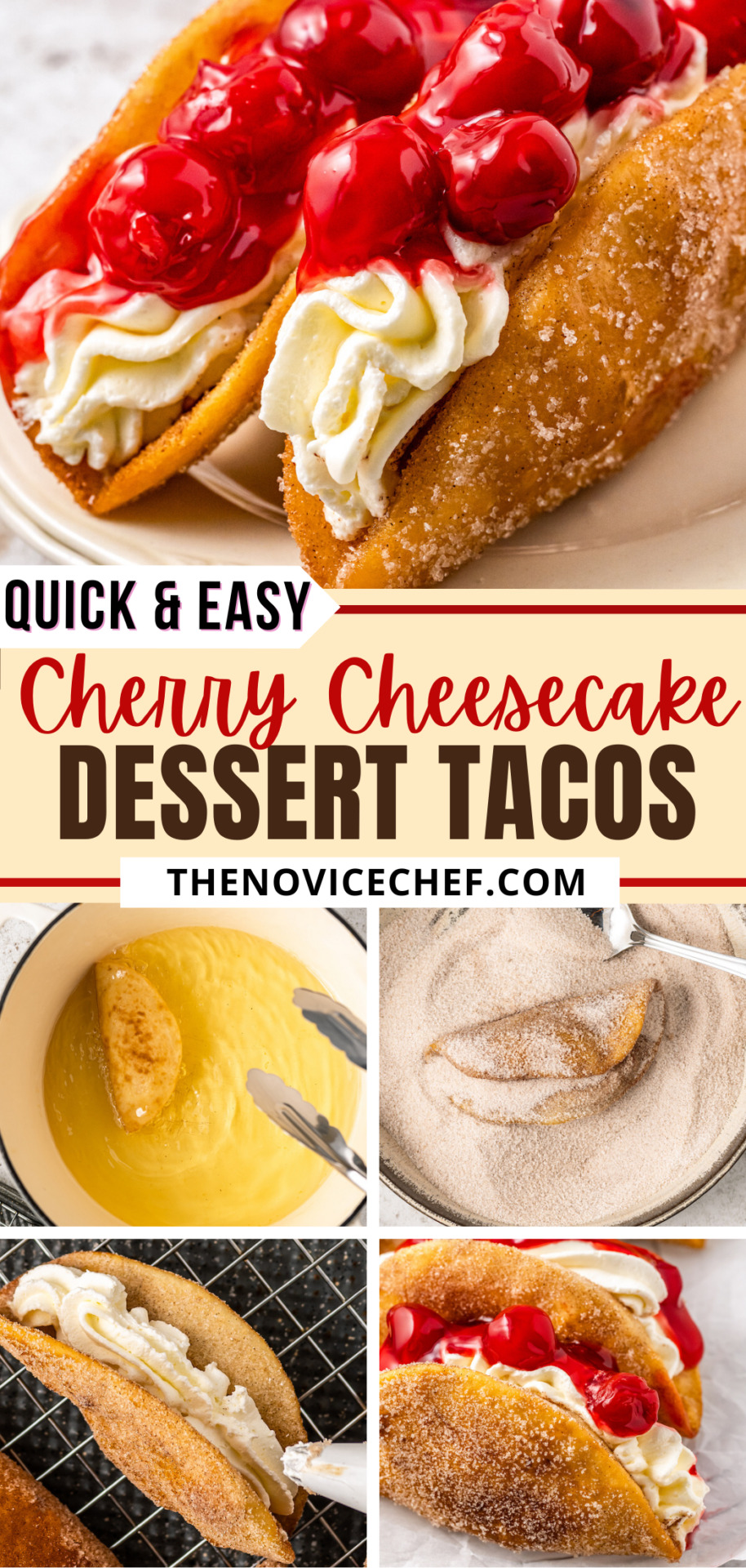 Cheesecake Tacos Recipe | The Novice Chef