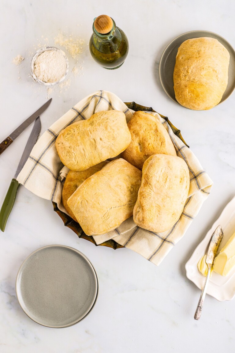 Easy Ciabatta Rolls | The Novice Chef