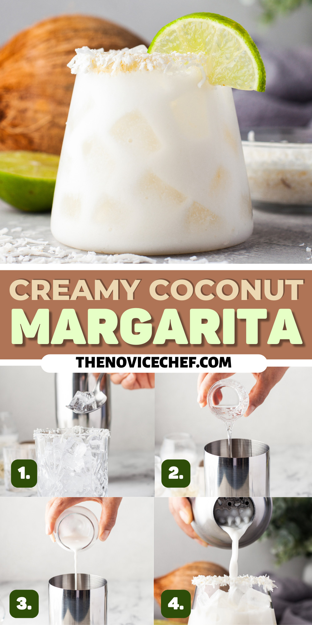 Coconut Margarita Recipe The Novice Chef