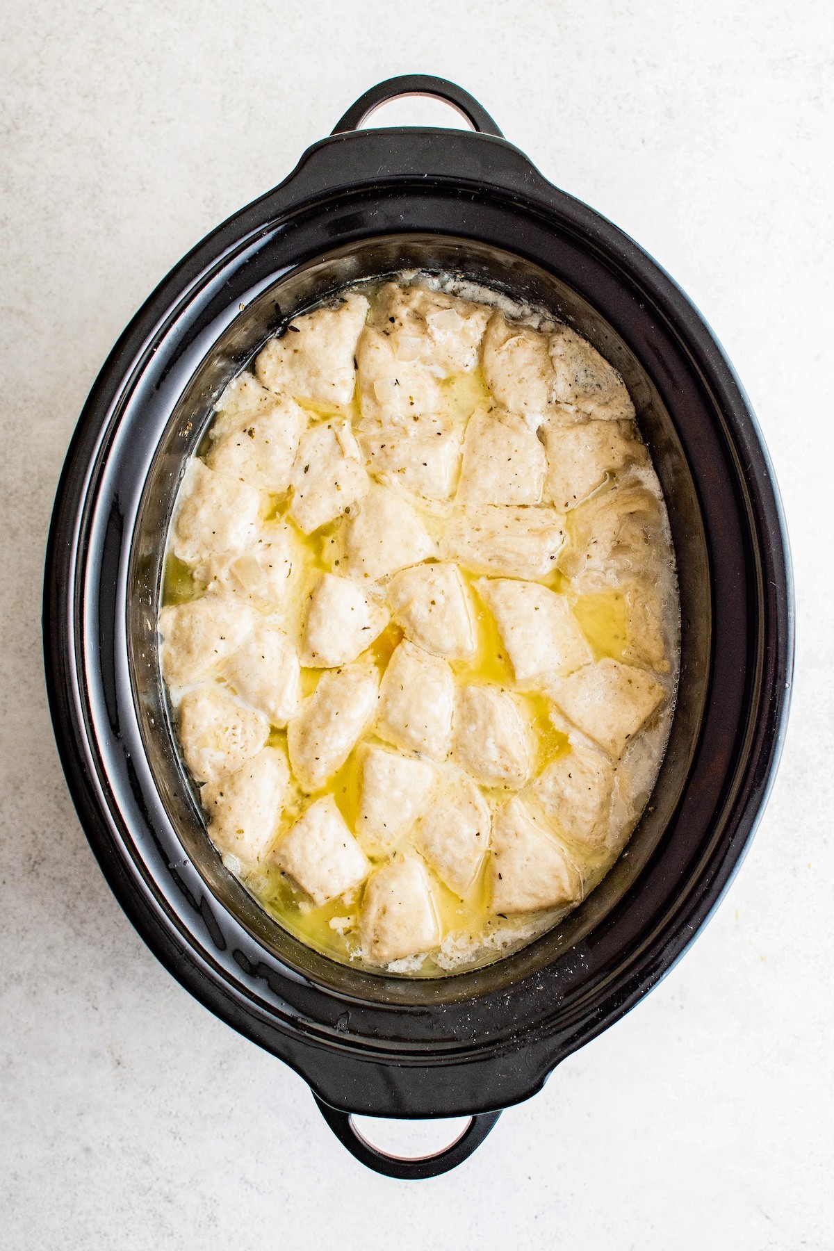 Slow Cooker Chicken and Dumplings Recipe | The Novice Chef