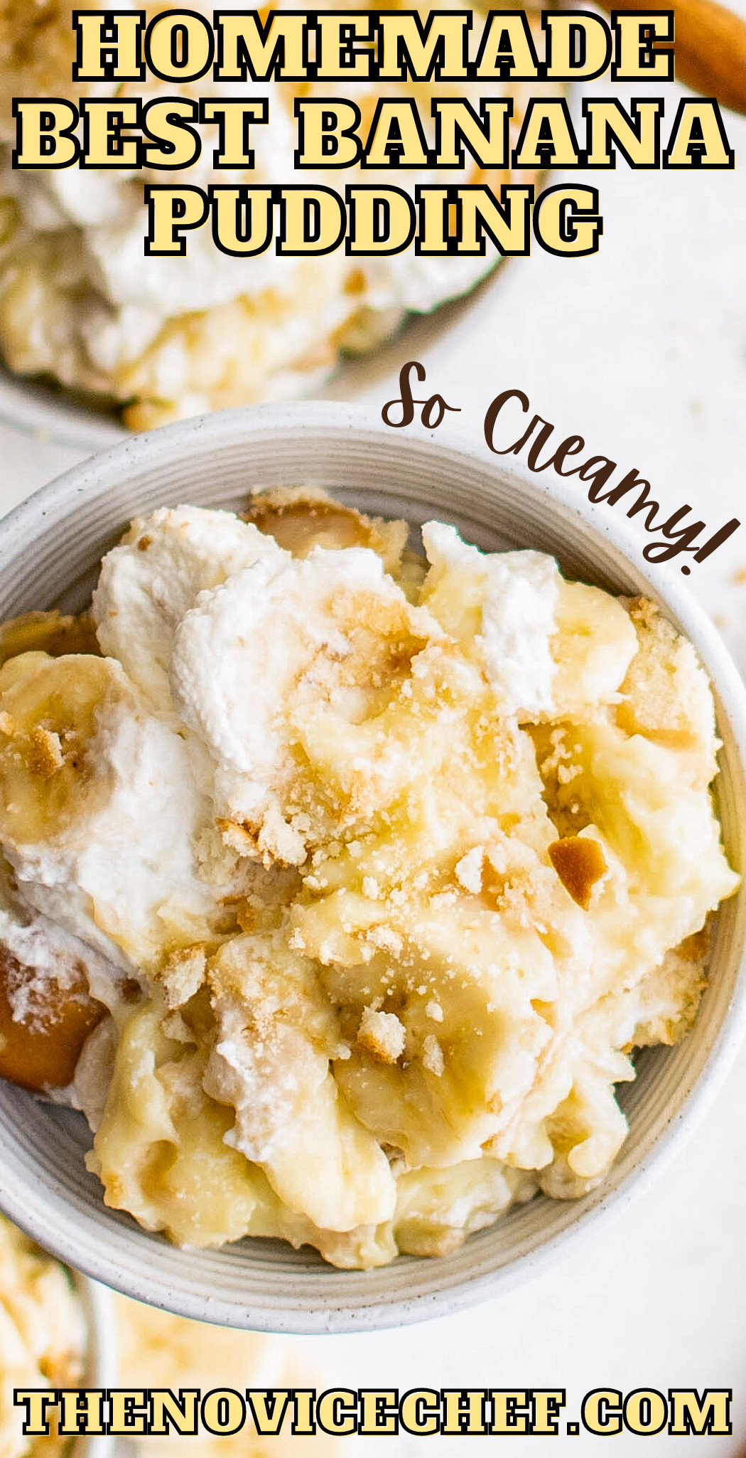 Homemade Banana Pudding | The Novice Chef