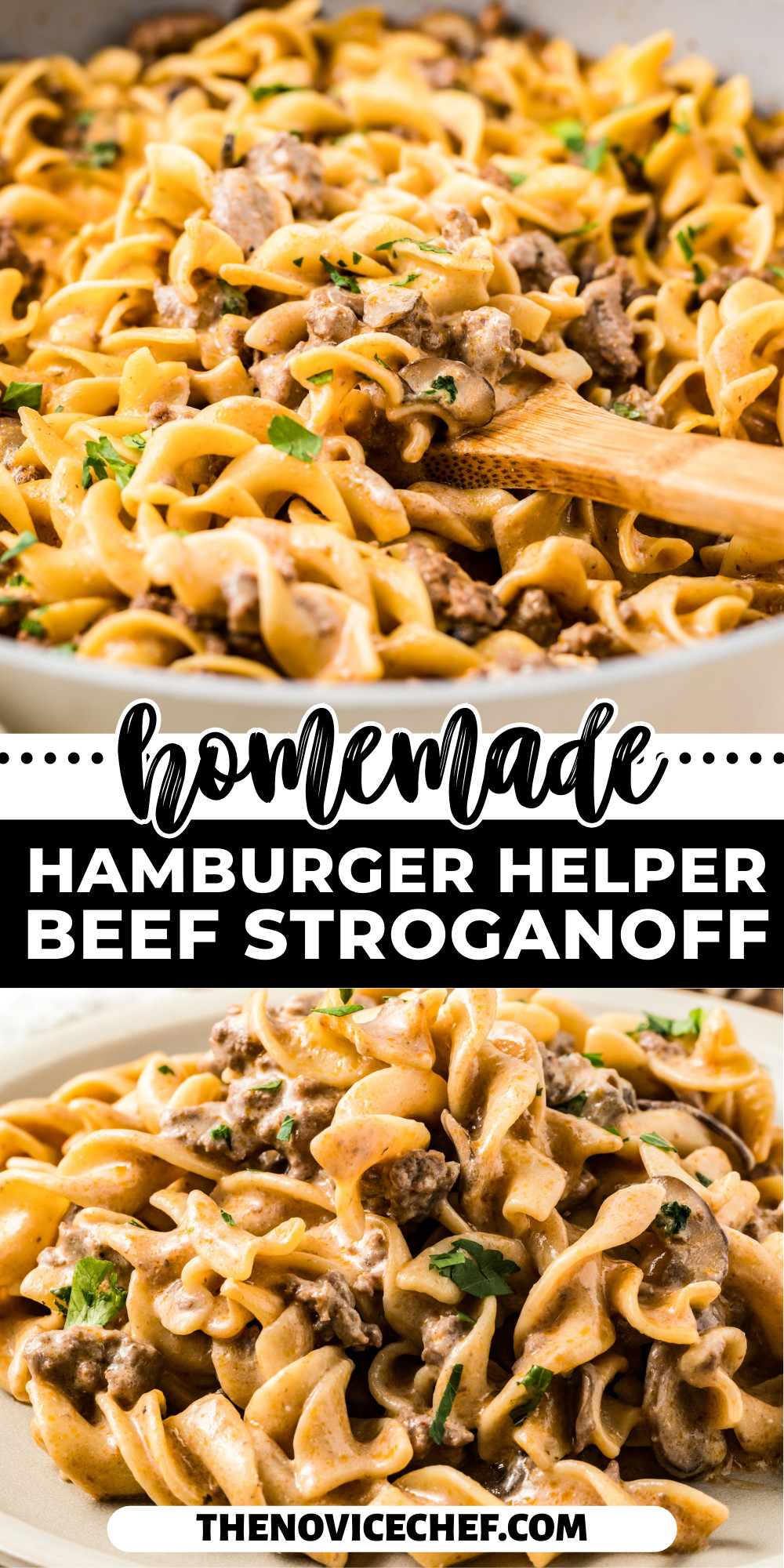 Easy Ground Beef Stroganoff | The Novice Chef