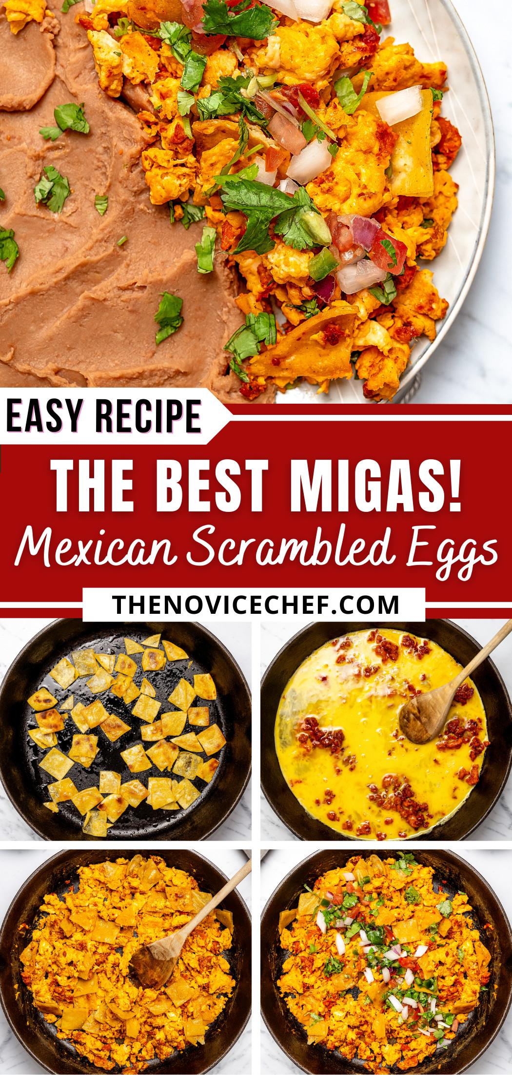 Easy Mexican Migas Recipe | The Novice Chef