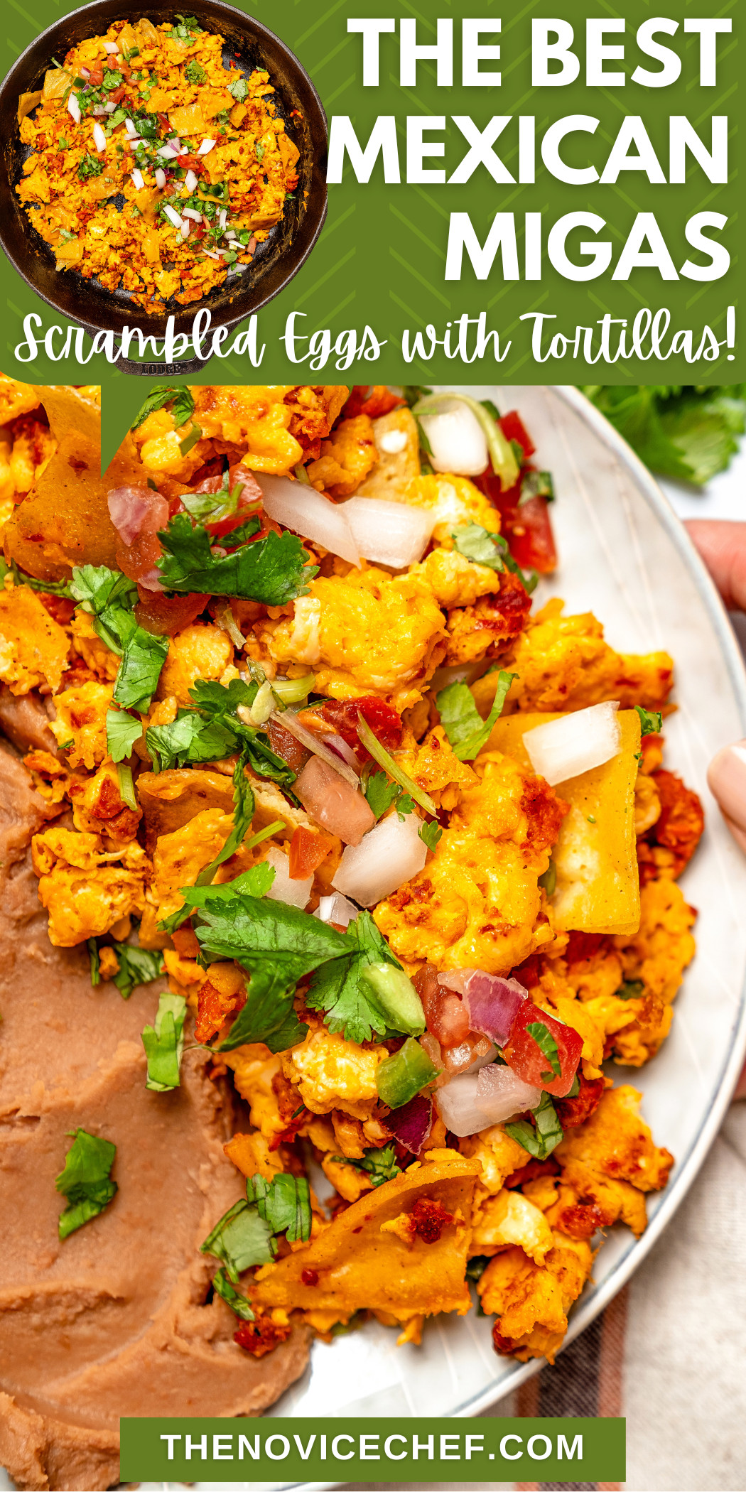 Easy Mexican Migas Recipe | The Novice Chef