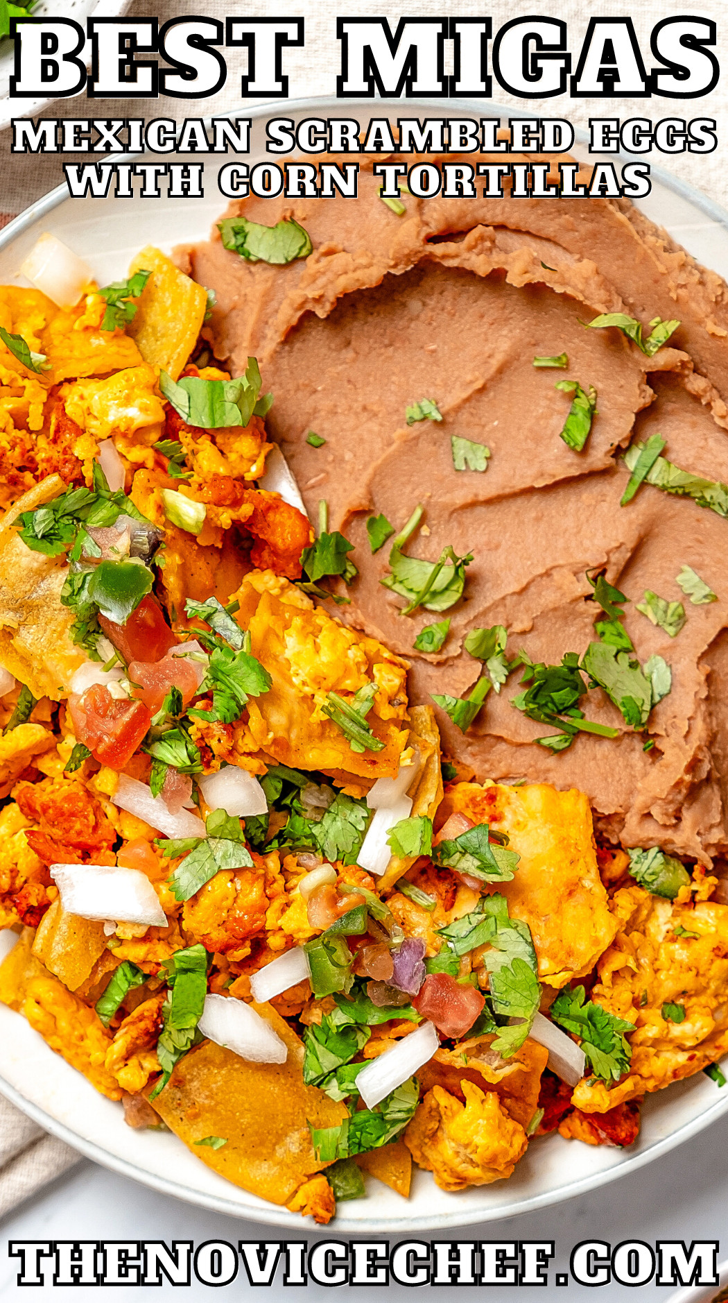 Easy Mexican Migas Recipe | The Novice Chef