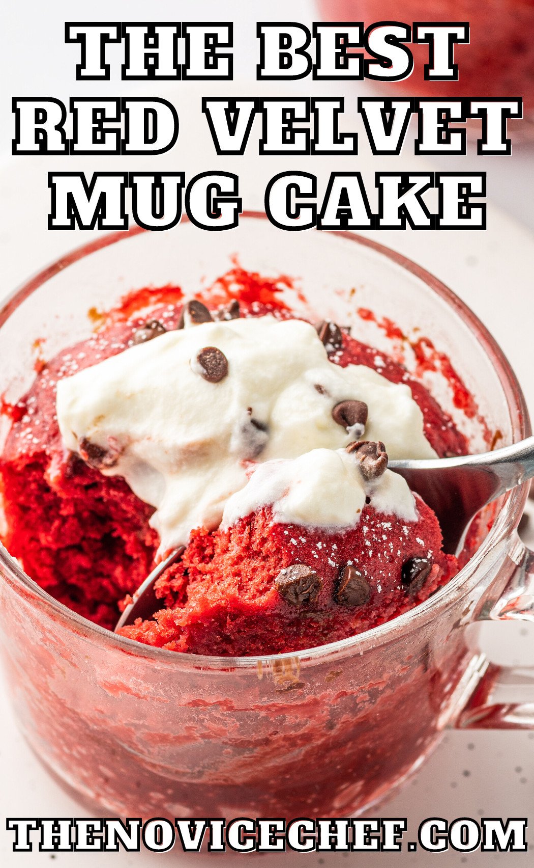 Red Velvet Mug Cake | The Novice Chef