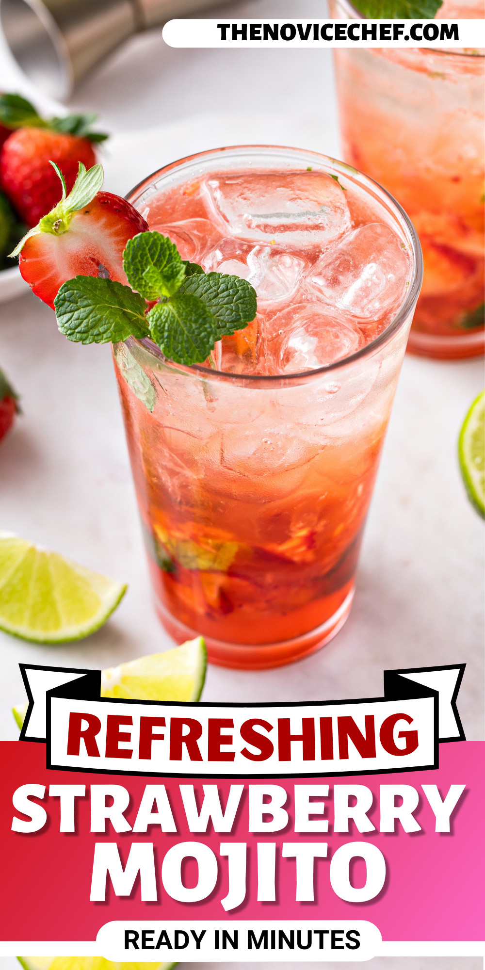 Strawberry Mojito Recipe | The Novice Chef