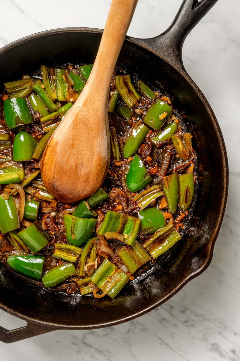 Chiles Toreados Recipe | The Novice Chef