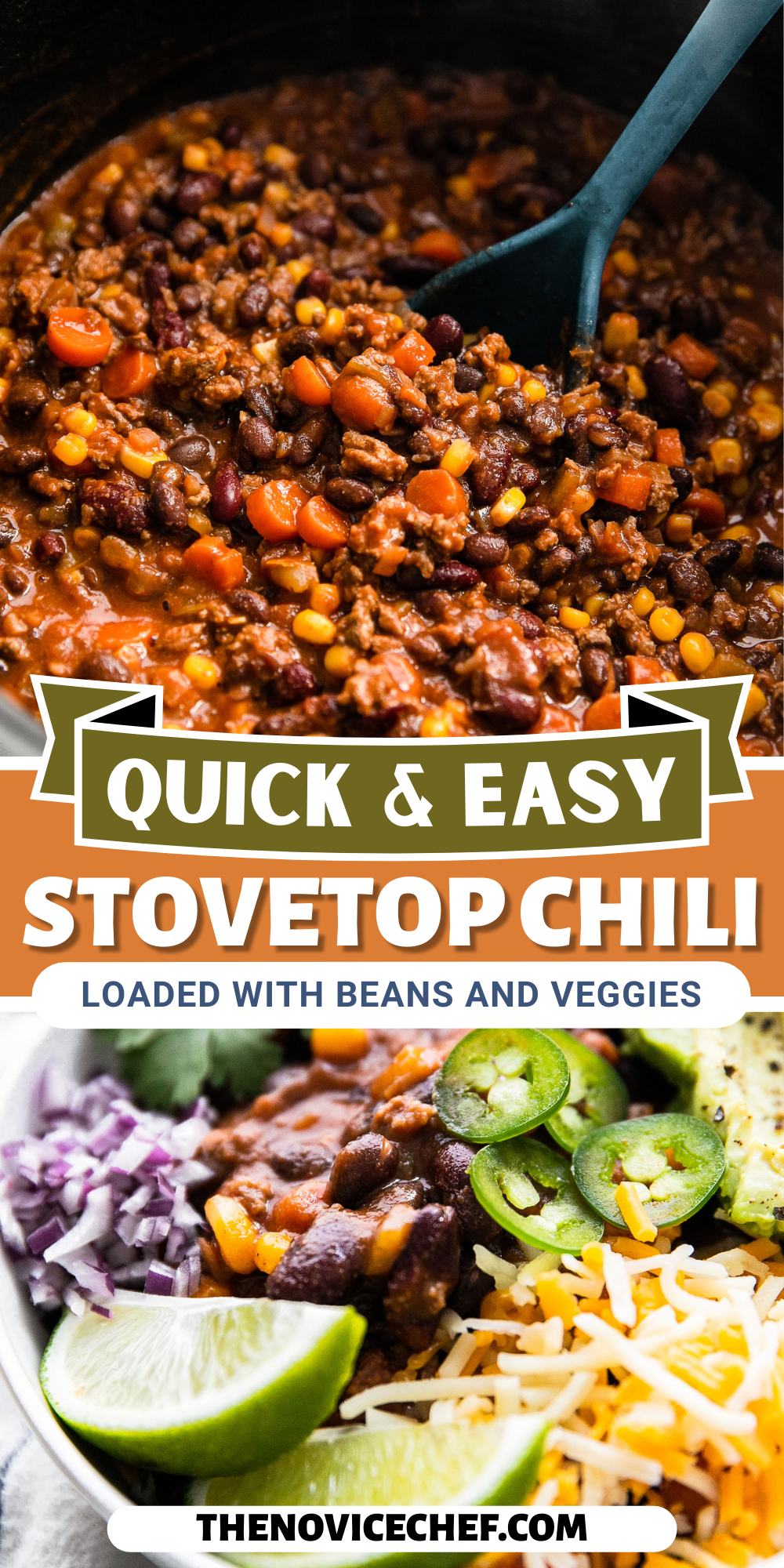 Easy Ground Beef Chili Recipe | The Novice Chef