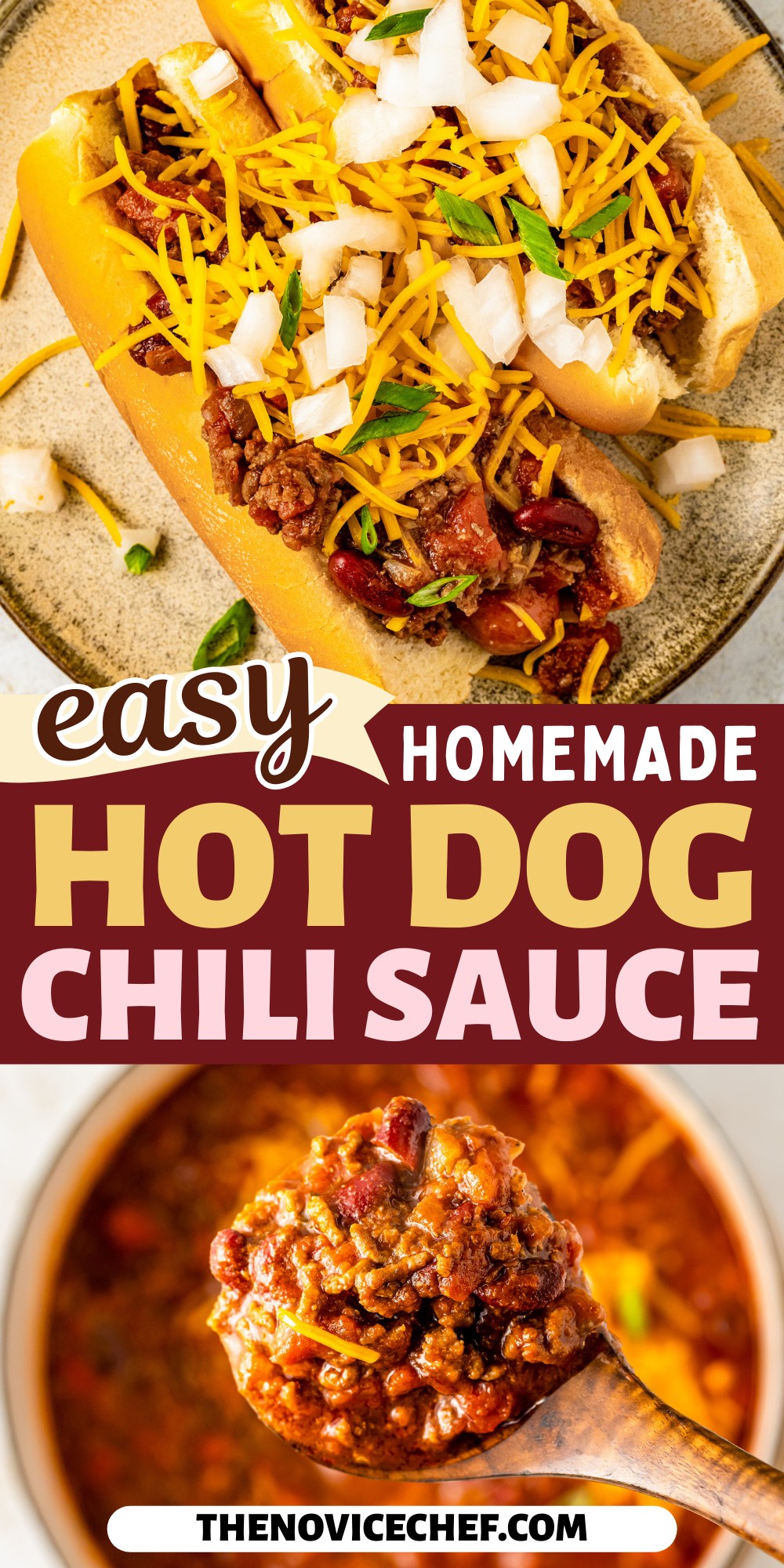The Best Hot Dog Chili | The Novice Chef