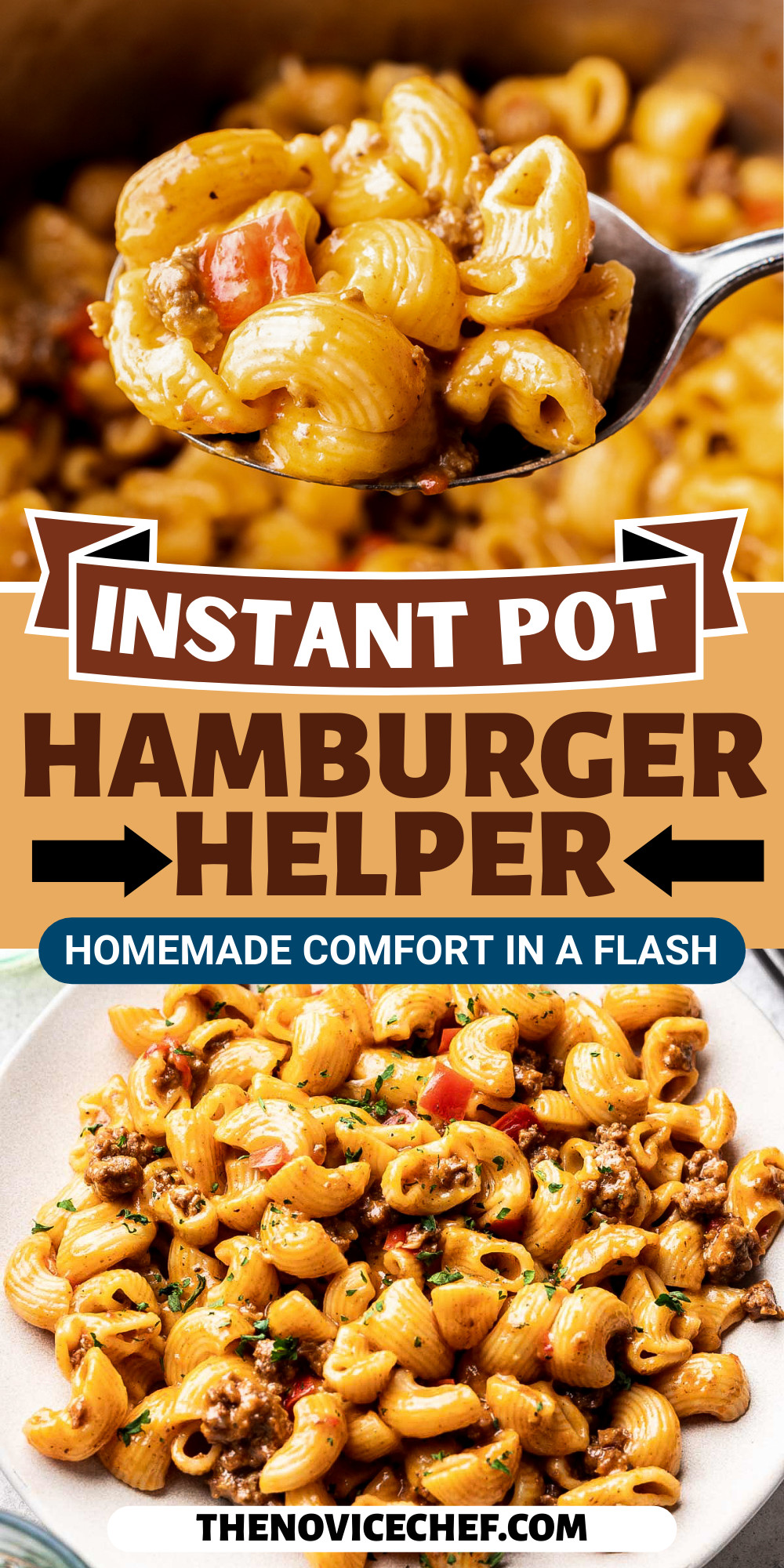 Instant Pot Hamburger Helper | The Novice Chef