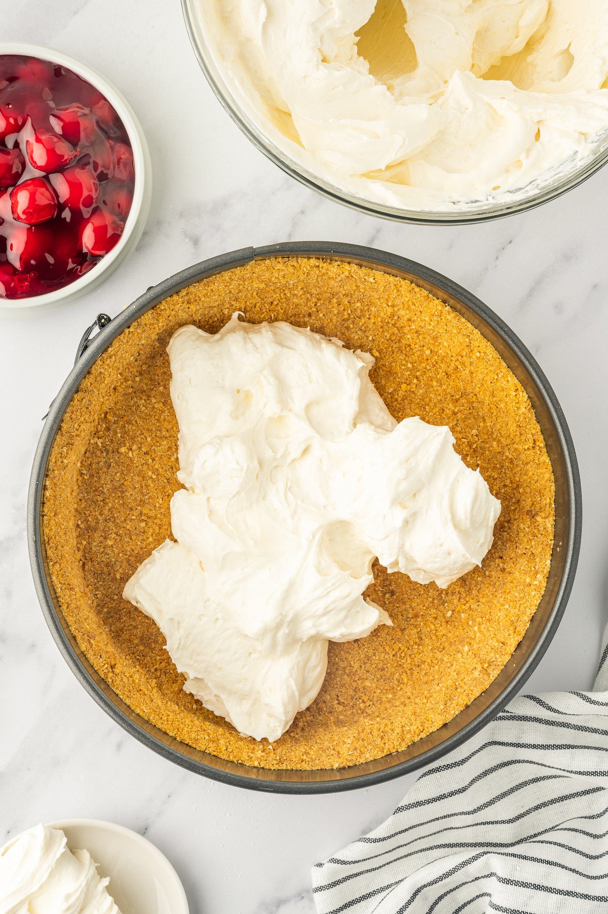 No Bake Cherry Cheesecake | The Novice Chef