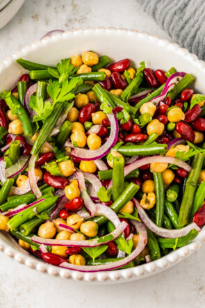 Three Bean Salad Recipe | The Novice Chef