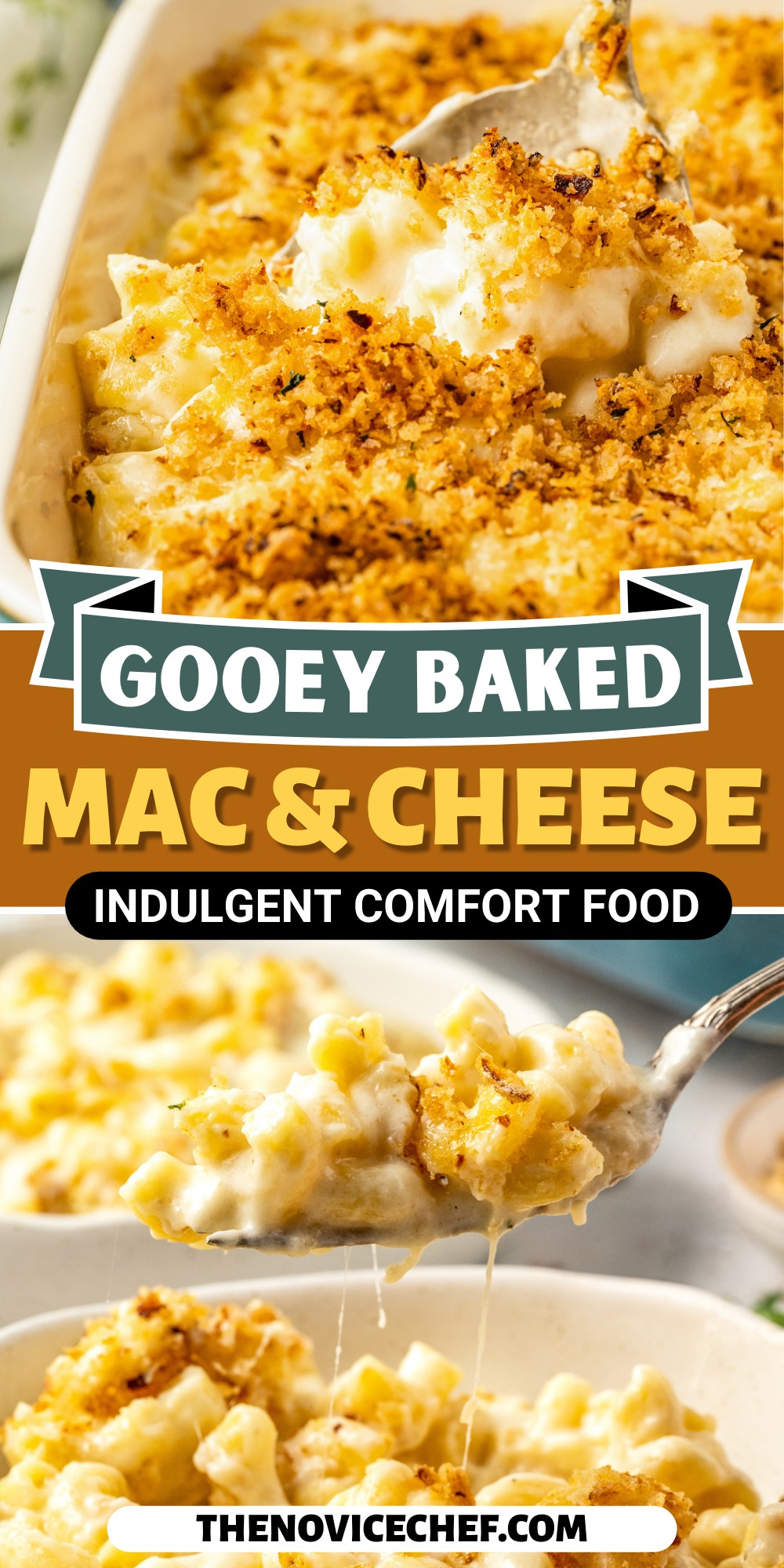 Easy Baked Mac and Cheese | The Novice Chef