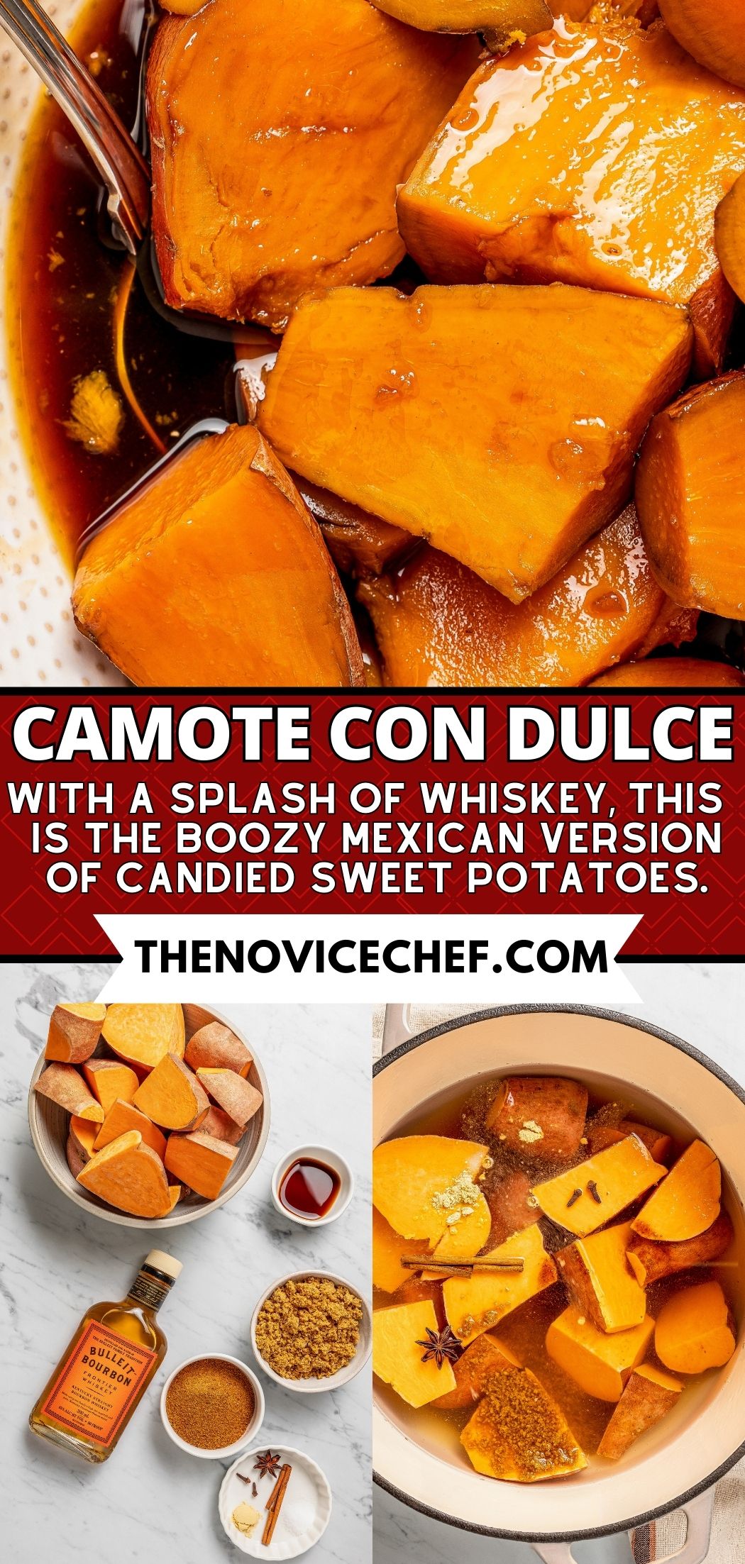 Camote con Dulce Recipe | Mexican Candied Sweet Potatoes