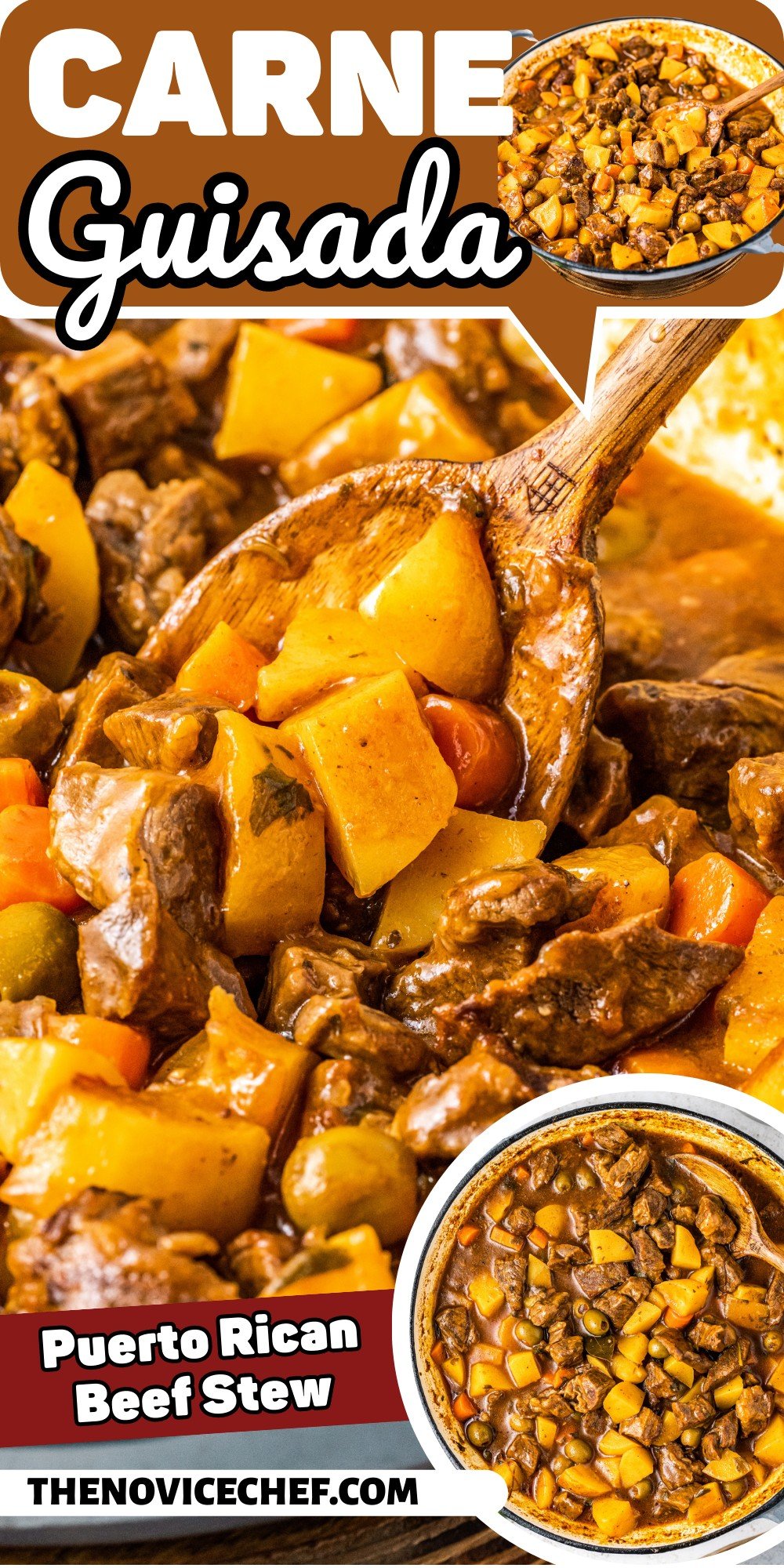 Carne Guisada (Puerto Rican Beef Stew) | The Novice Chef