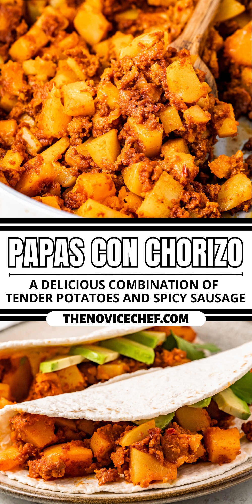 Papas con Chorizo Recipe | The Novice Chef
