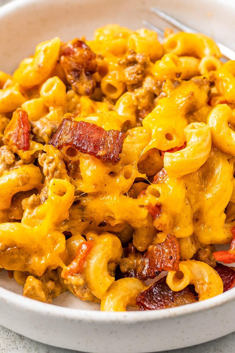 Cheeseburger Macaroni - The Novice Chef
