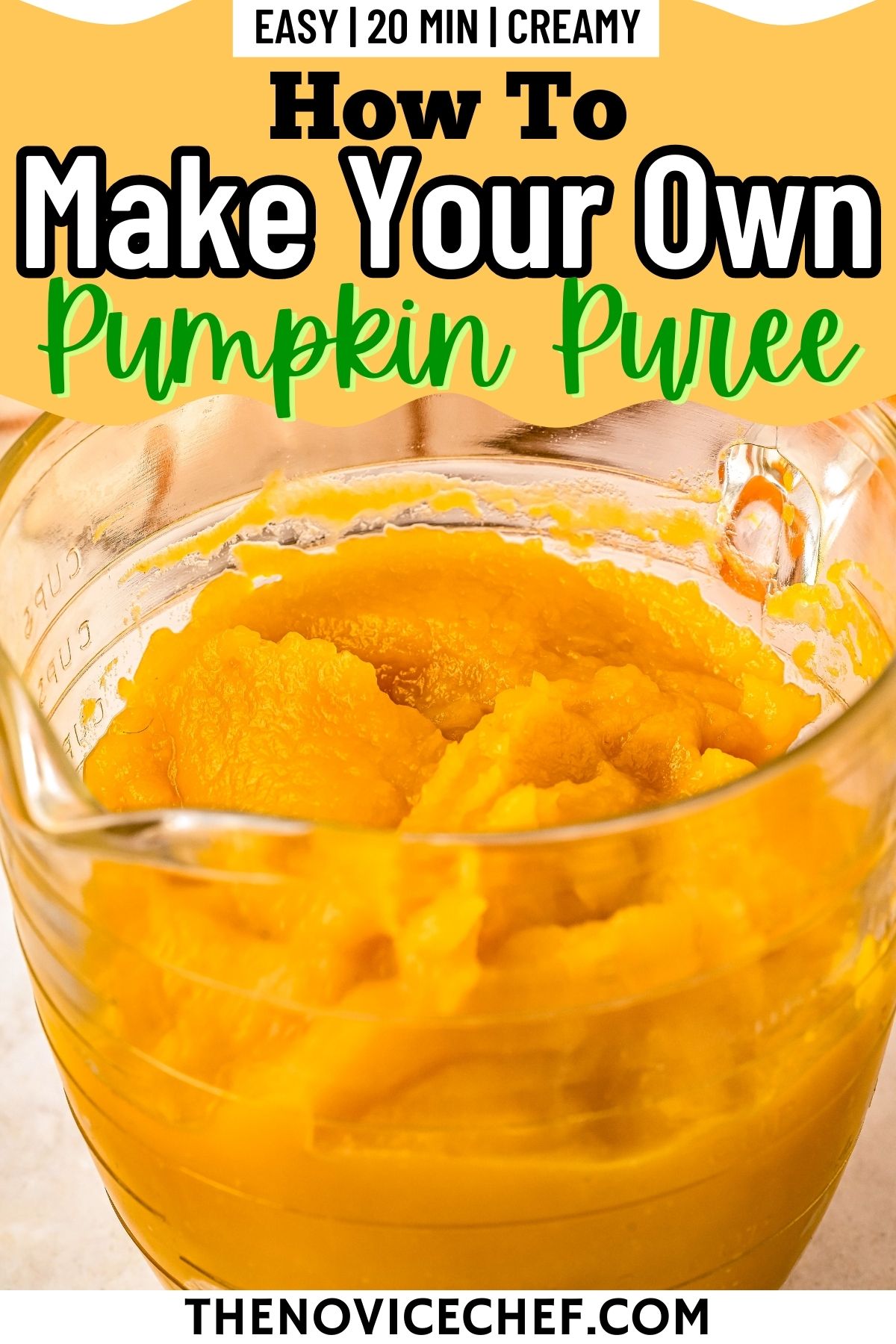 How to Make Pumpkin Puree | The Novice Chef