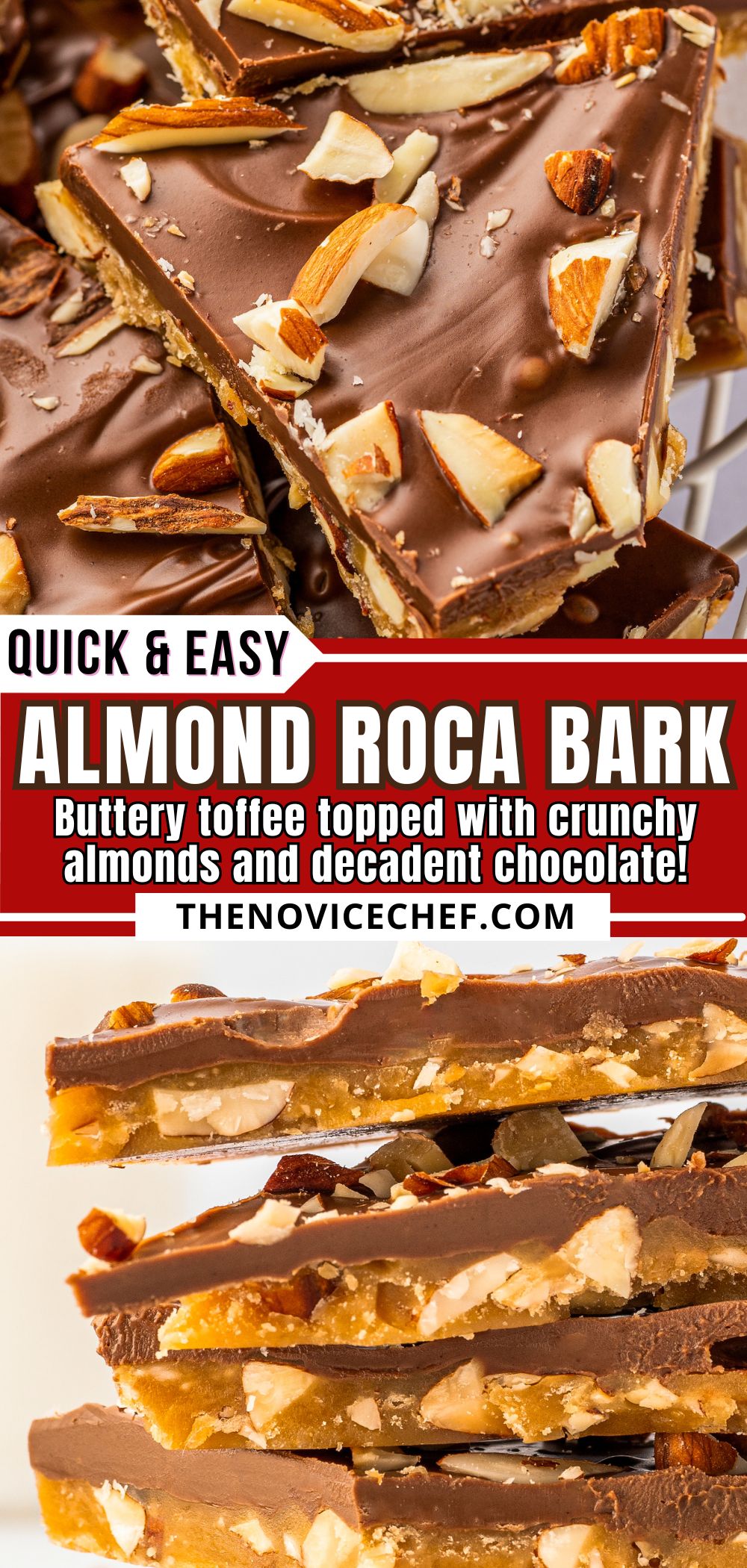 Homemade Almond Roca Recipe | The Novice Chef