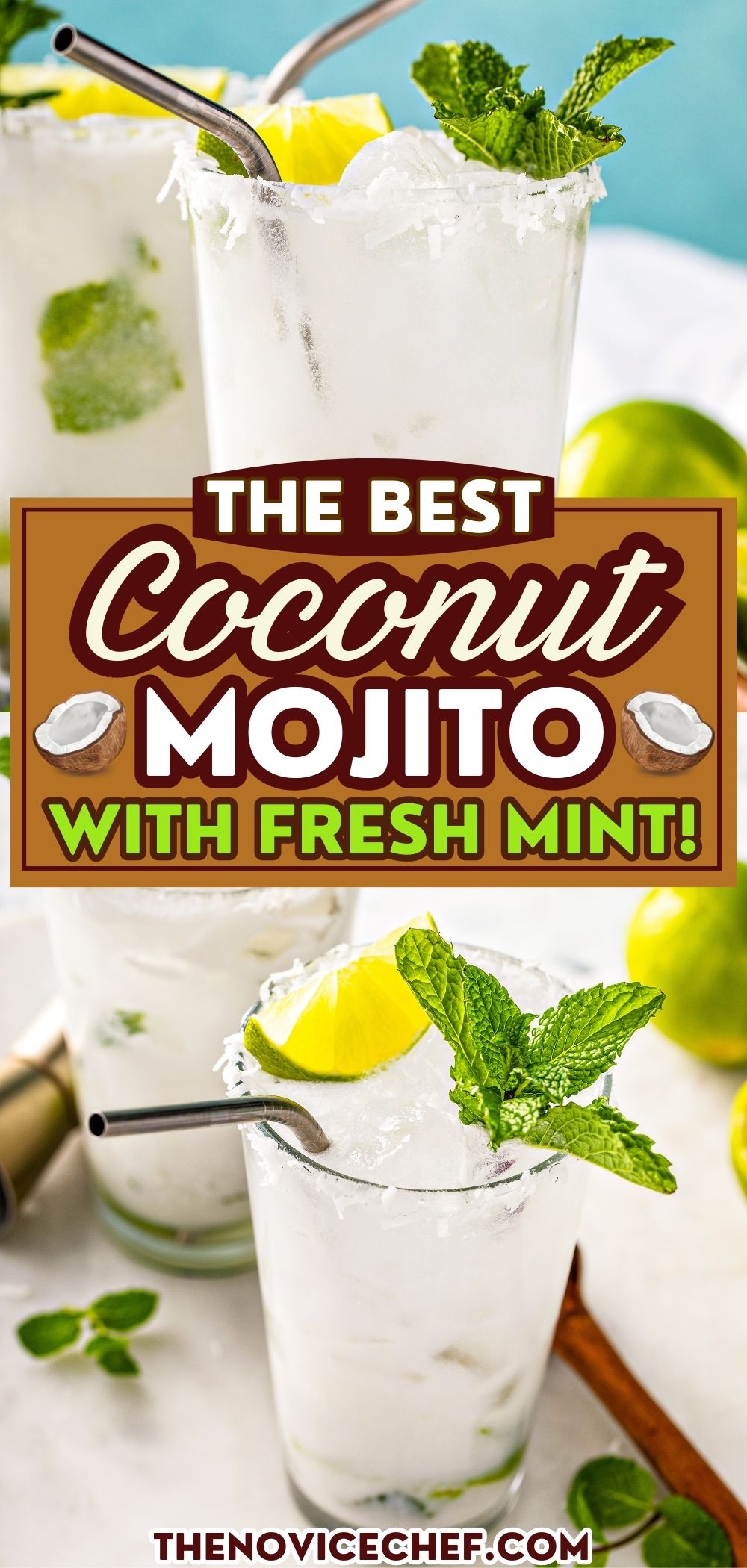 Coconut Mojito Recipe | The Novice Chef