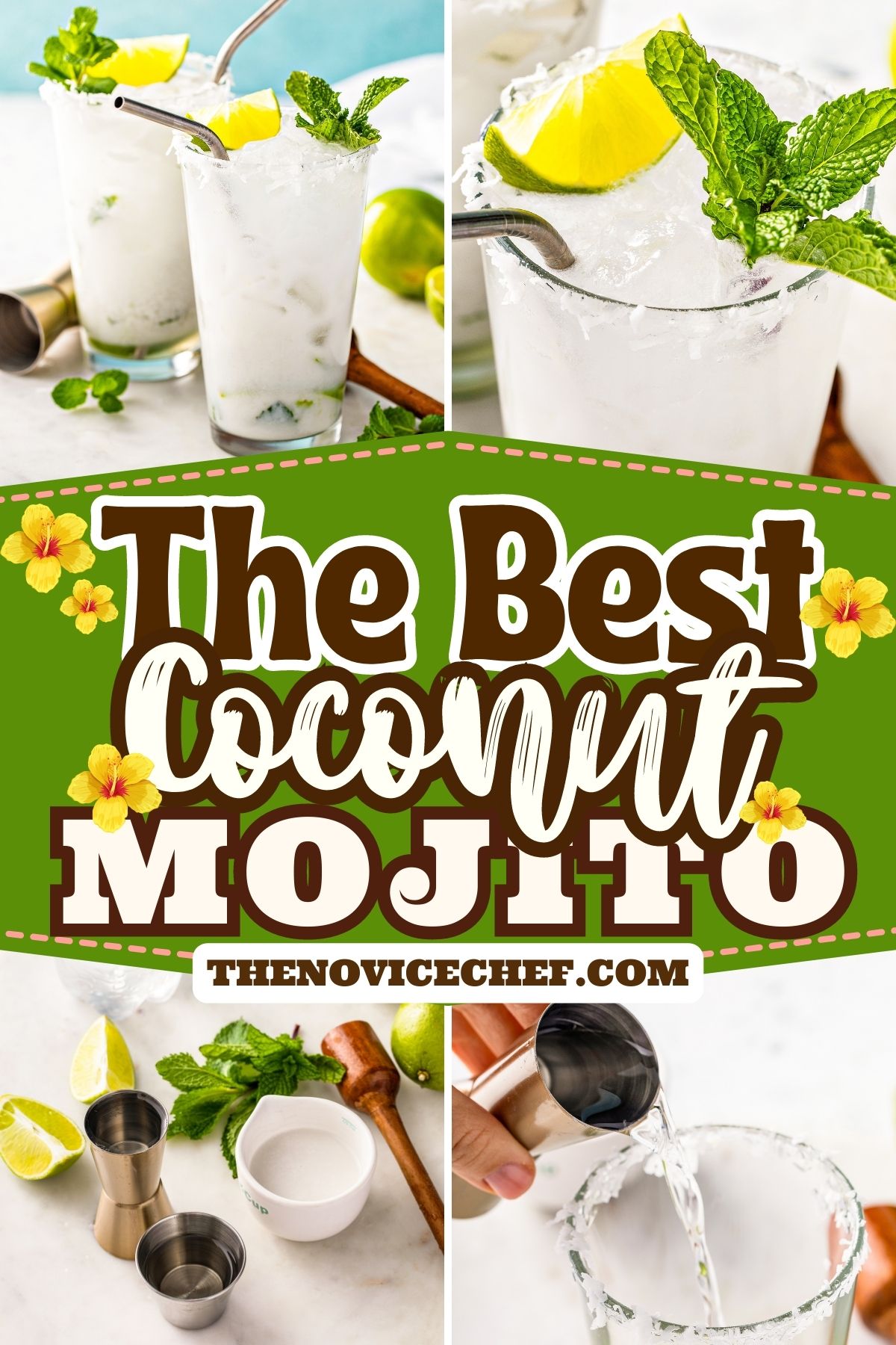Coconut Mojito Recipe | The Novice Chef