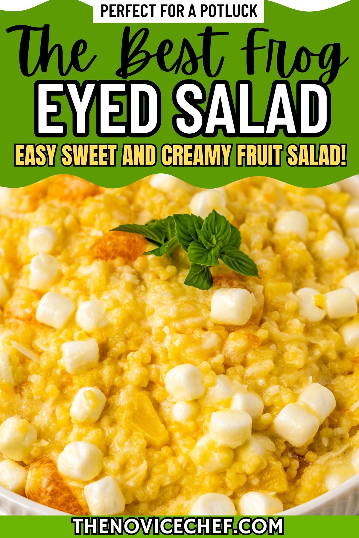 Frog Eye Salad Recipe | The Novice Chef