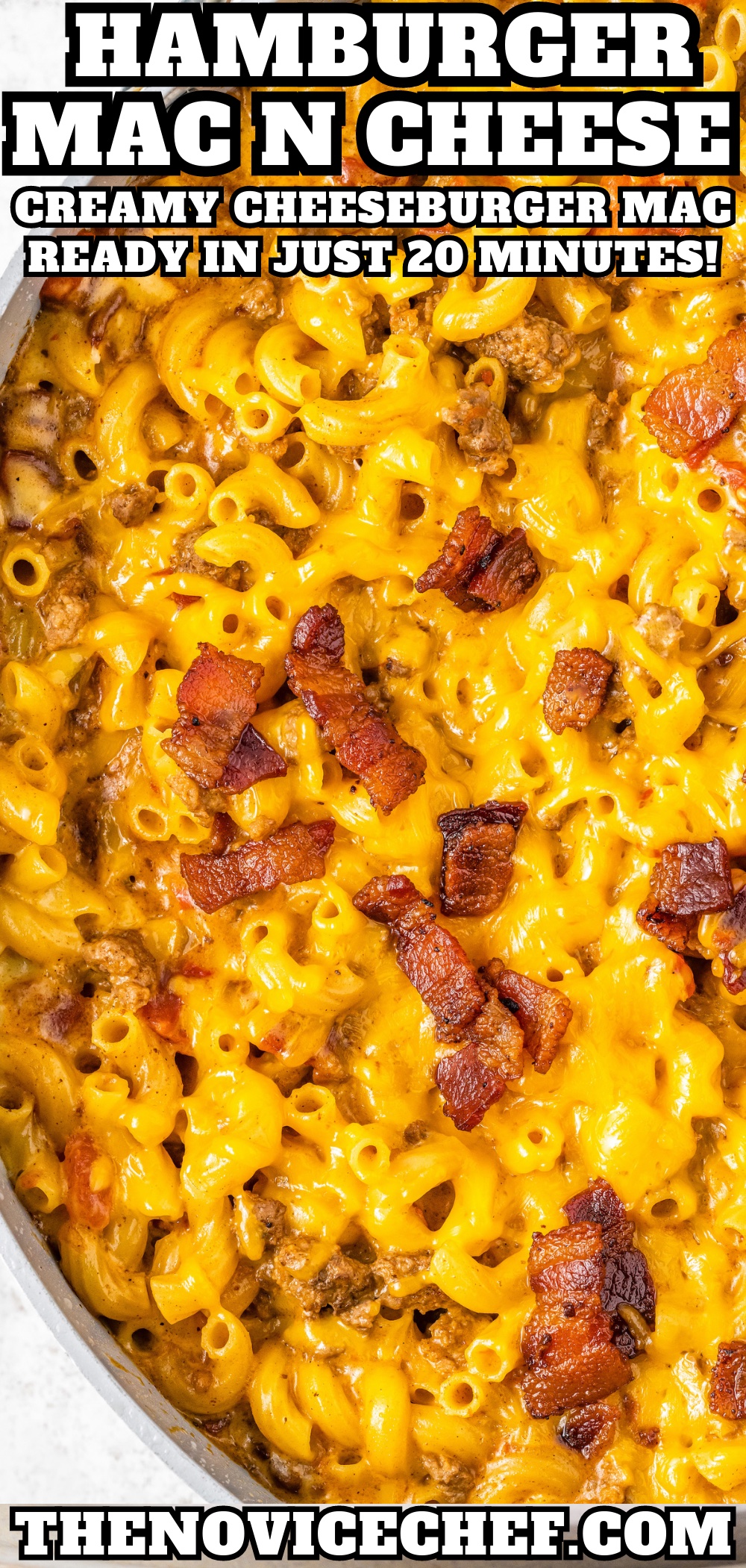 Cheeseburger Macaroni - The Novice Chef