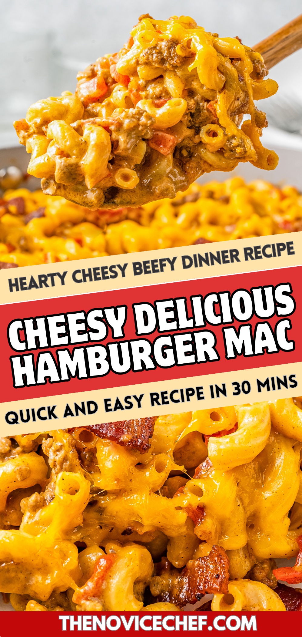 Cheeseburger Macaroni - The Novice Chef