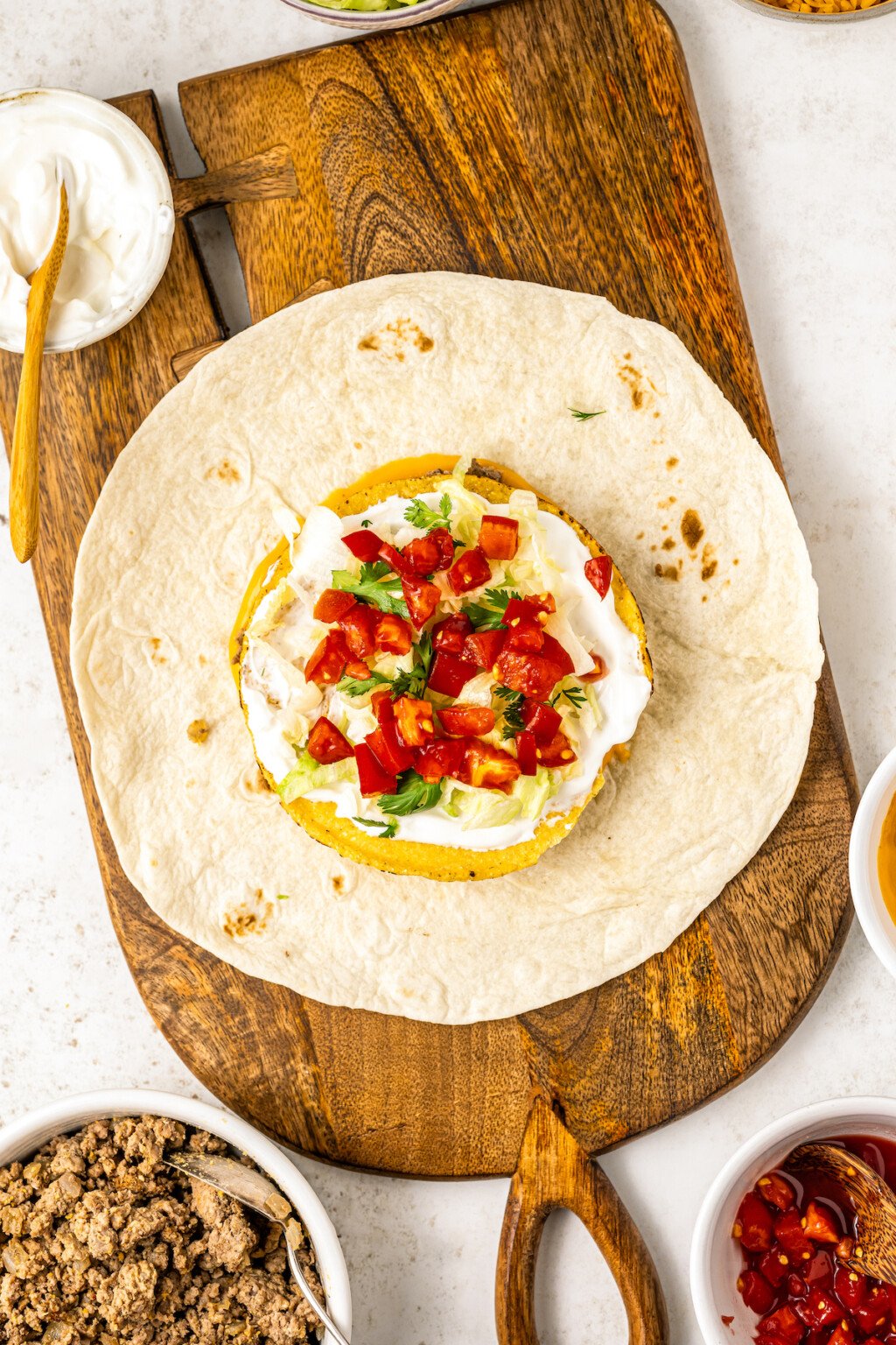 Taco Bell Crunchwrap Supreme Recipe | The Novice Chef