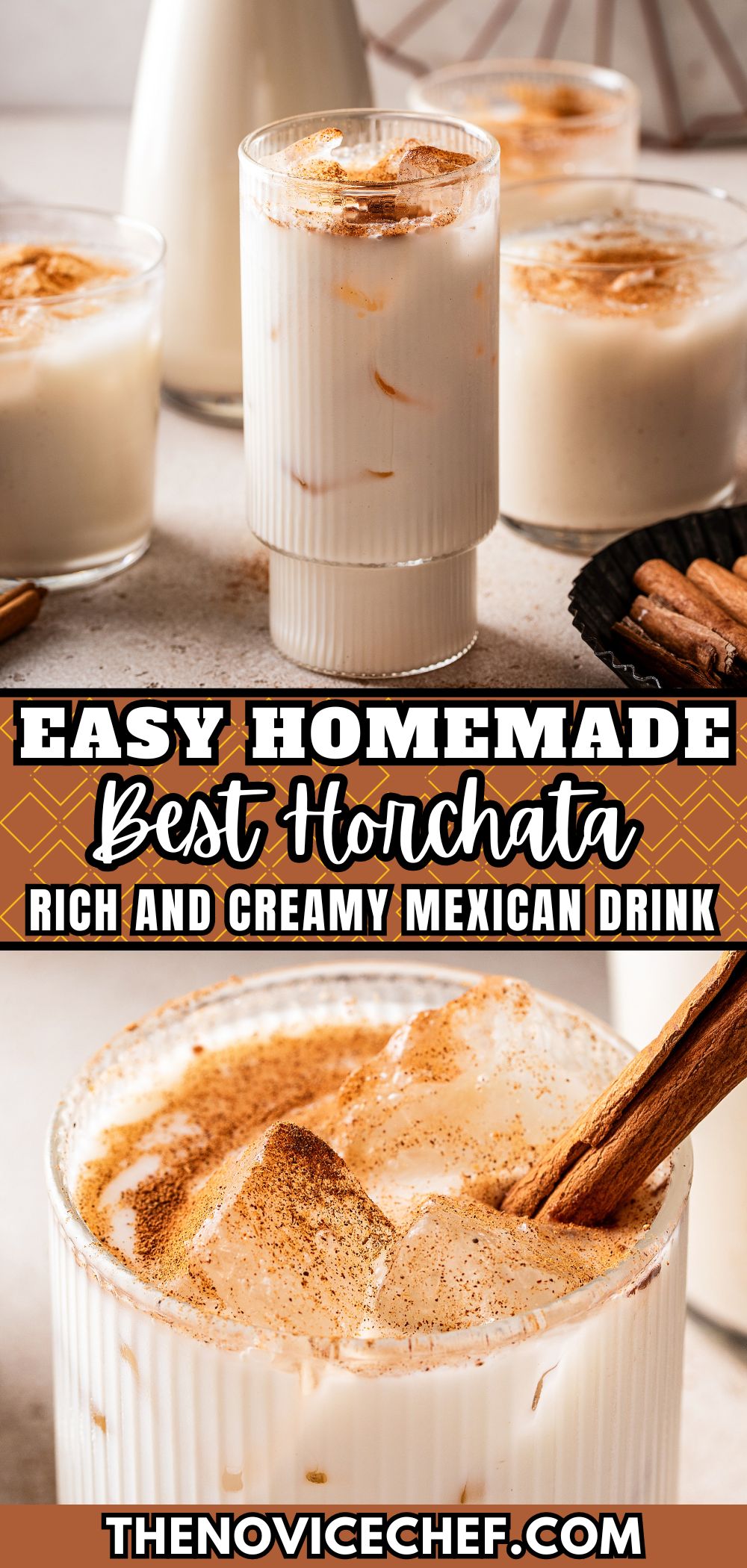 Sweet & Creamy Horchata Recipe | The Novice Chef