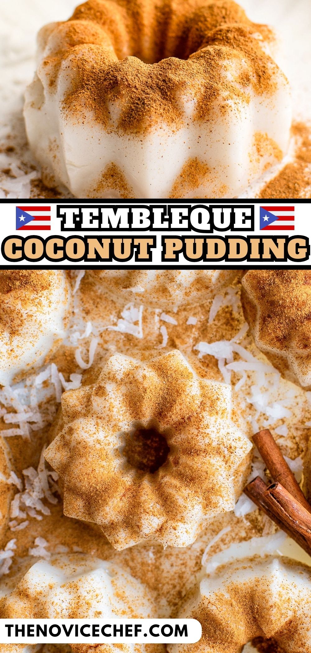 Tembleque (Puerto Rican Coconut Pudding) | The Novice Chef