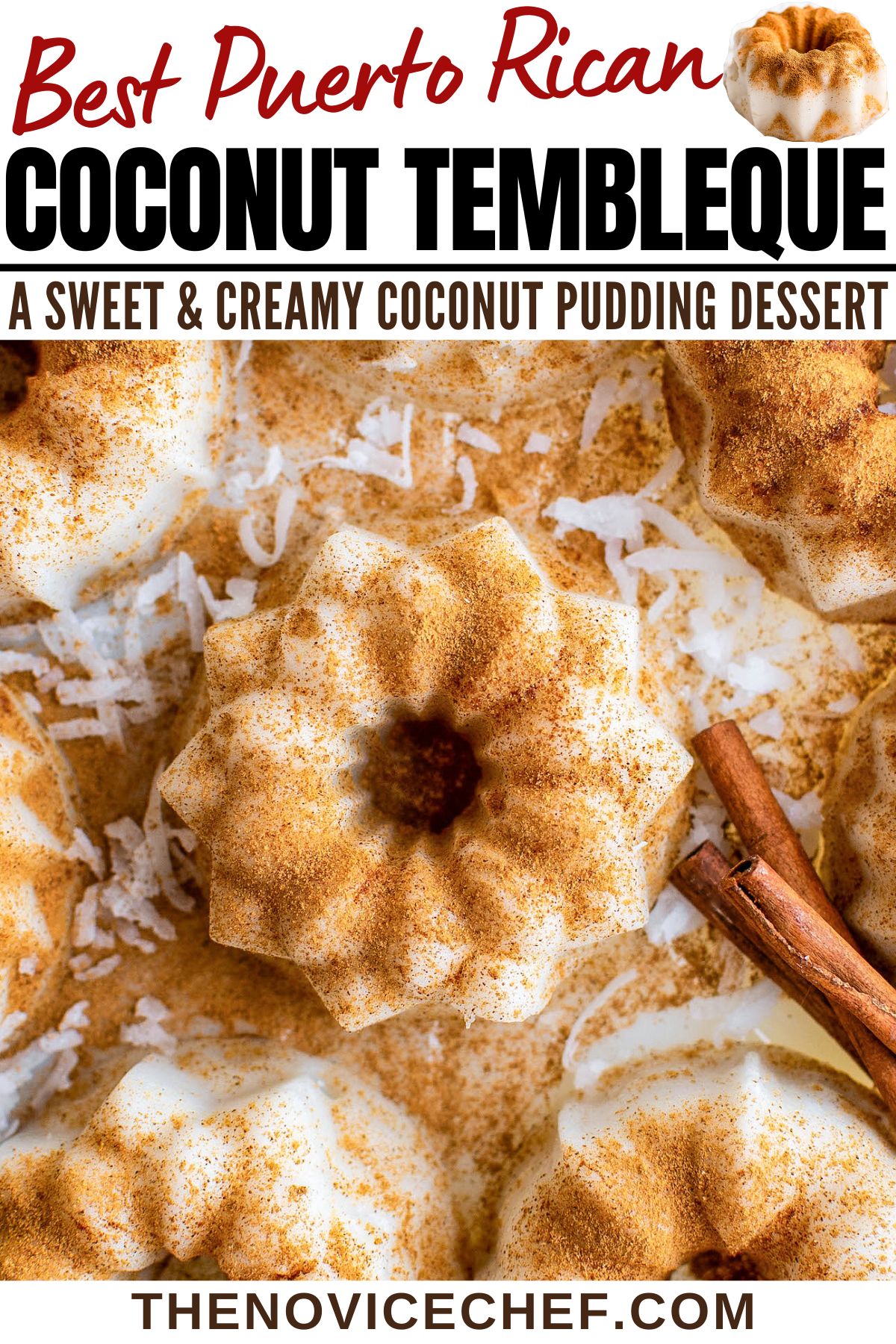 Tembleque (Puerto Rican Coconut Pudding) | The Novice Chef