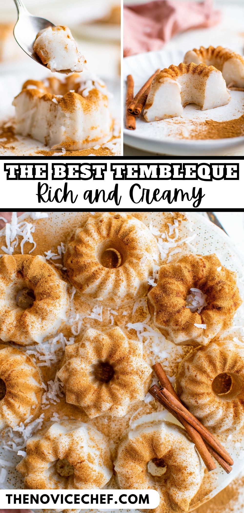 Tembleque (Puerto Rican Coconut Pudding) | The Novice Chef