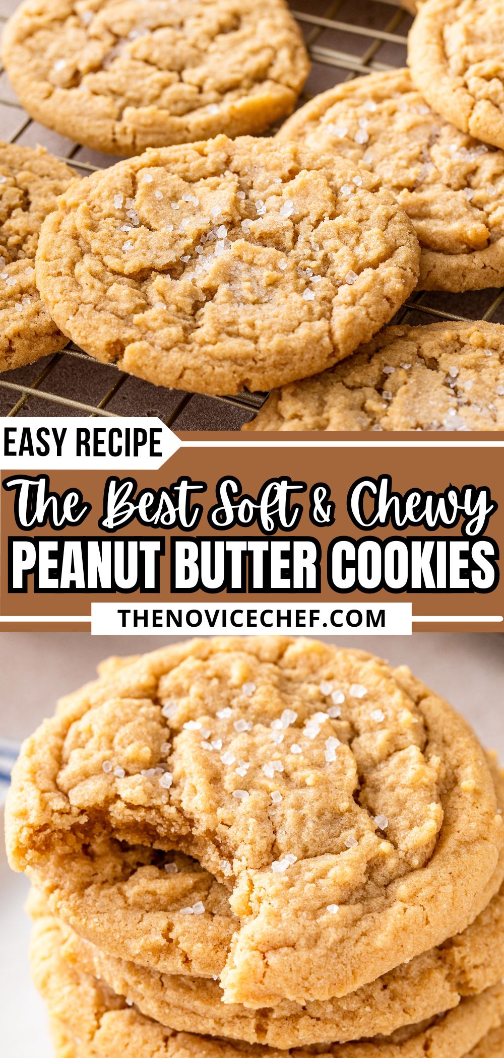 Best Chewy Peanut Butter Cookies Recipe | The Novice Chef