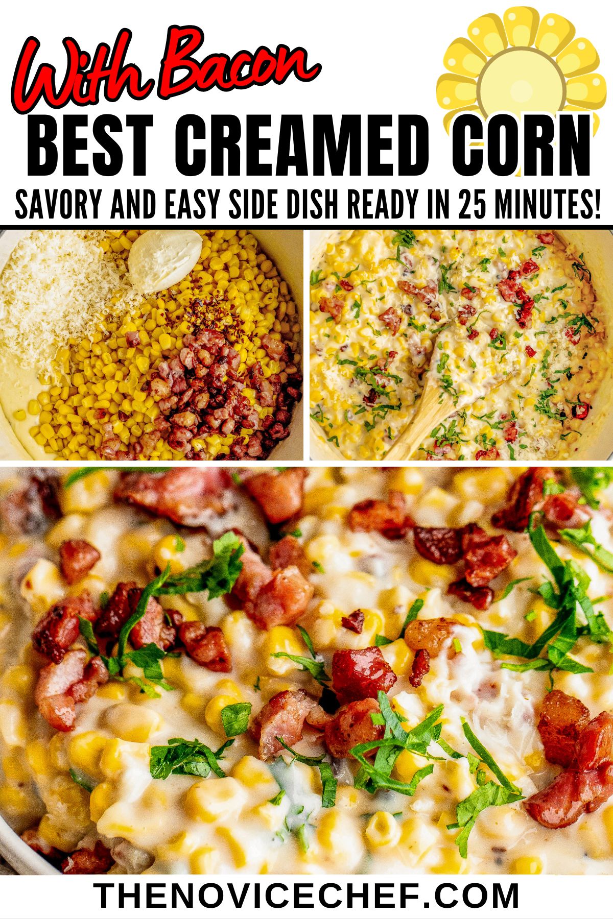 Creamed Corn Recipe | The Novice Chef