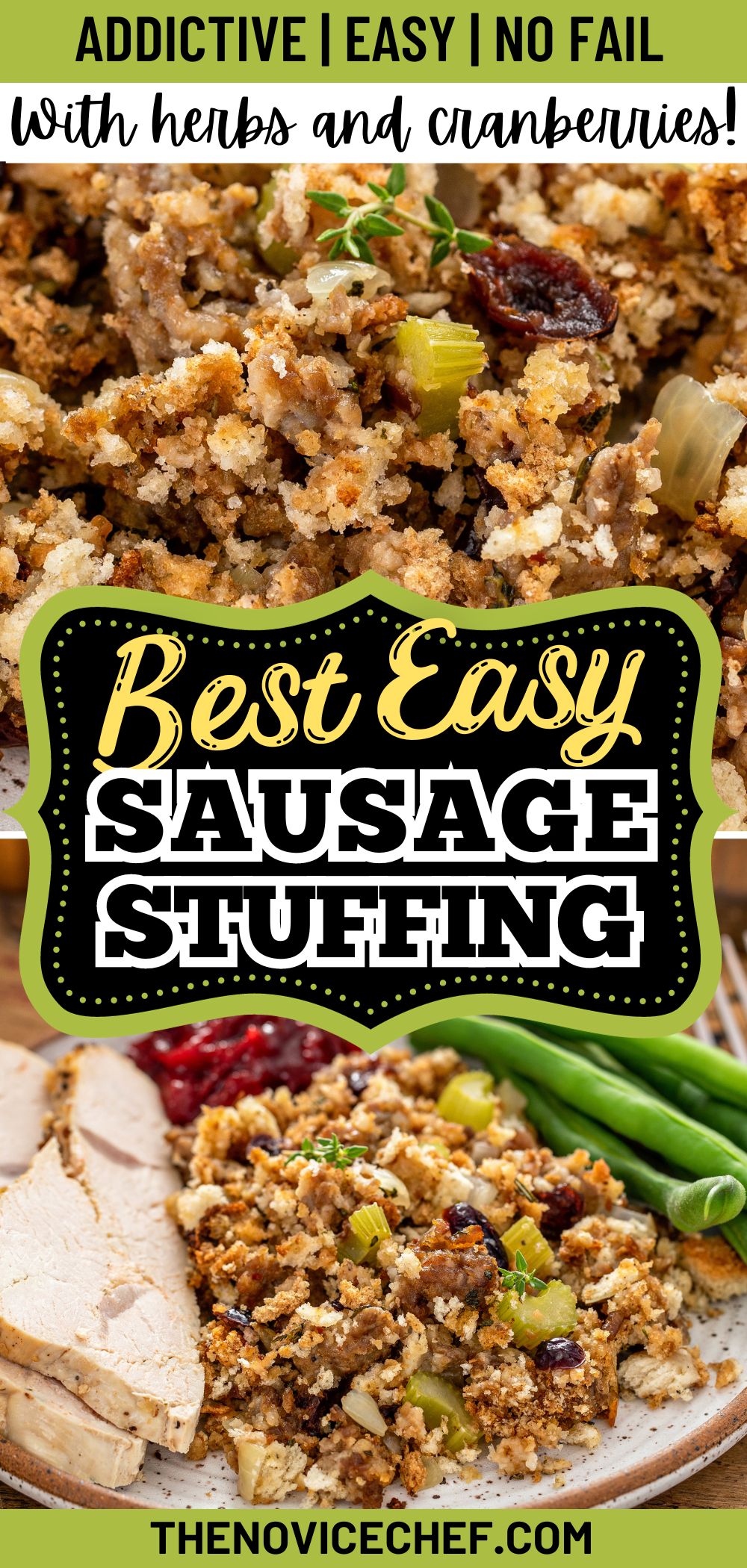 Easy Sausage Stuffing | The Novice Chef