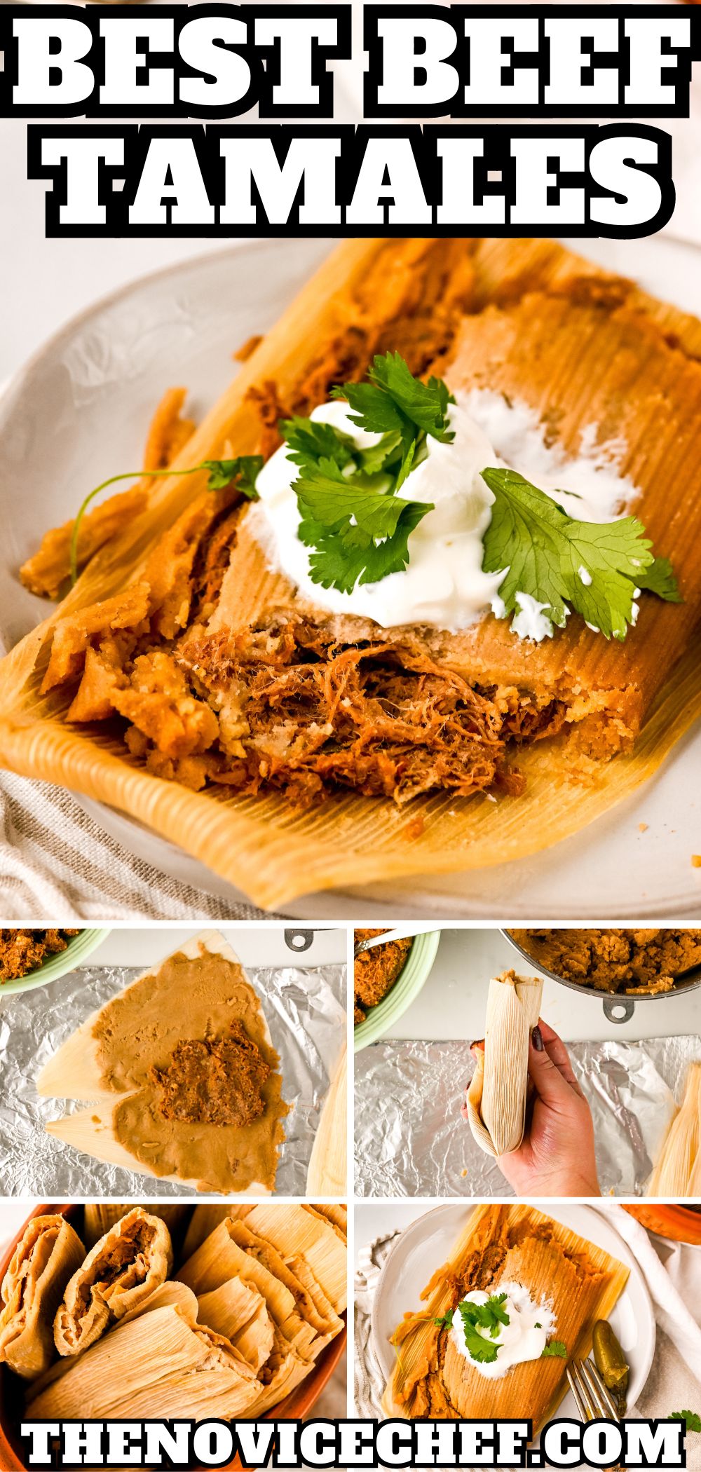 Authentic Beef Tamales Recipe | The Novice Chef