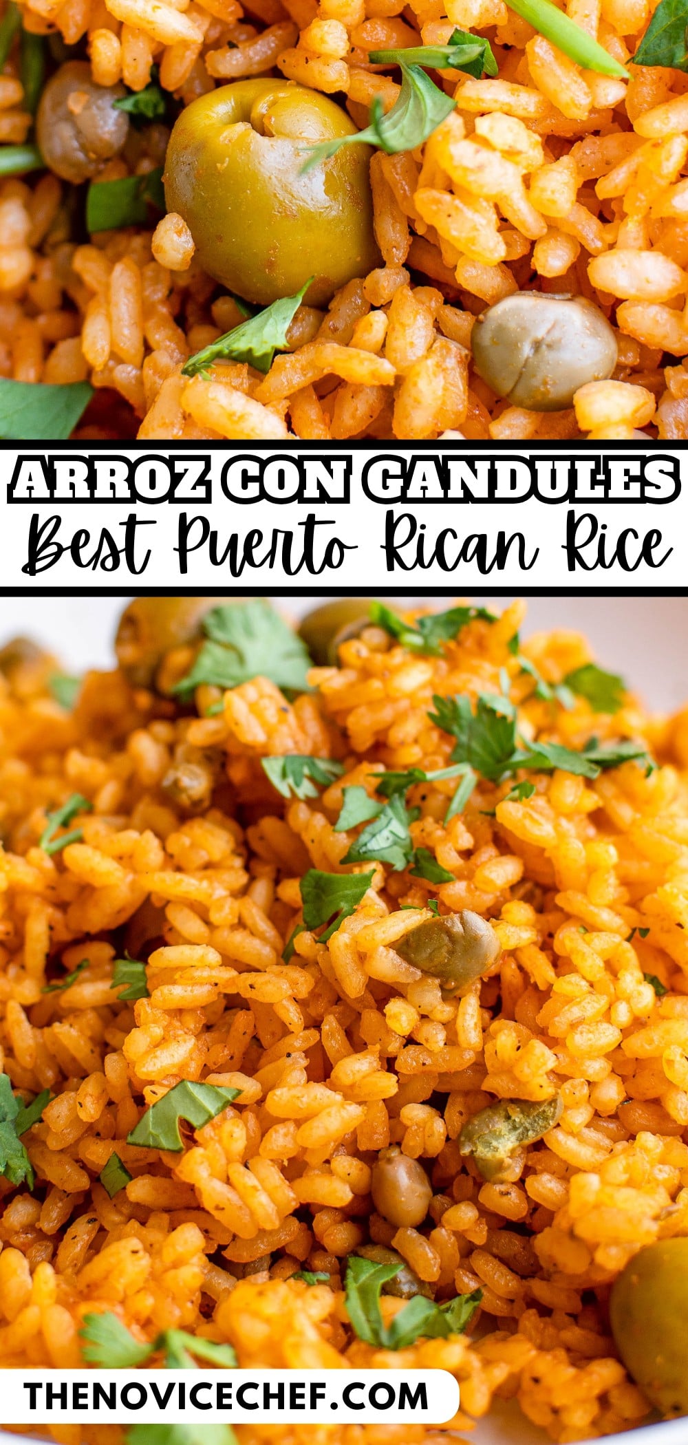 Arroz con Gandules (Puerto Rican Rice with Pigeon Peas)