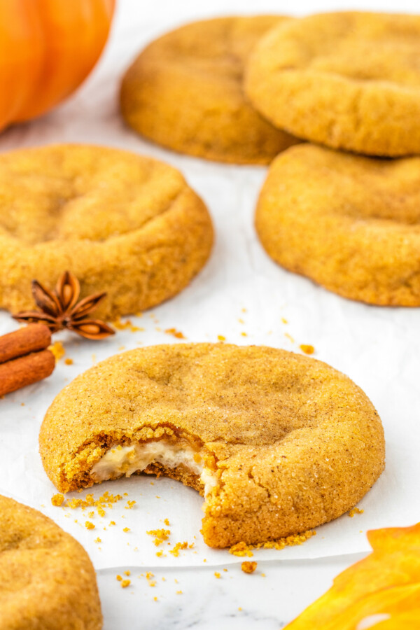 Pumpkin Cheesecake Cookies Recipe | The Novice Chef