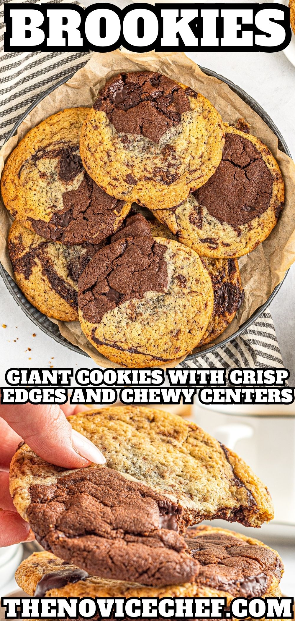 Brookies Cookies Recipe | The Novice Chef