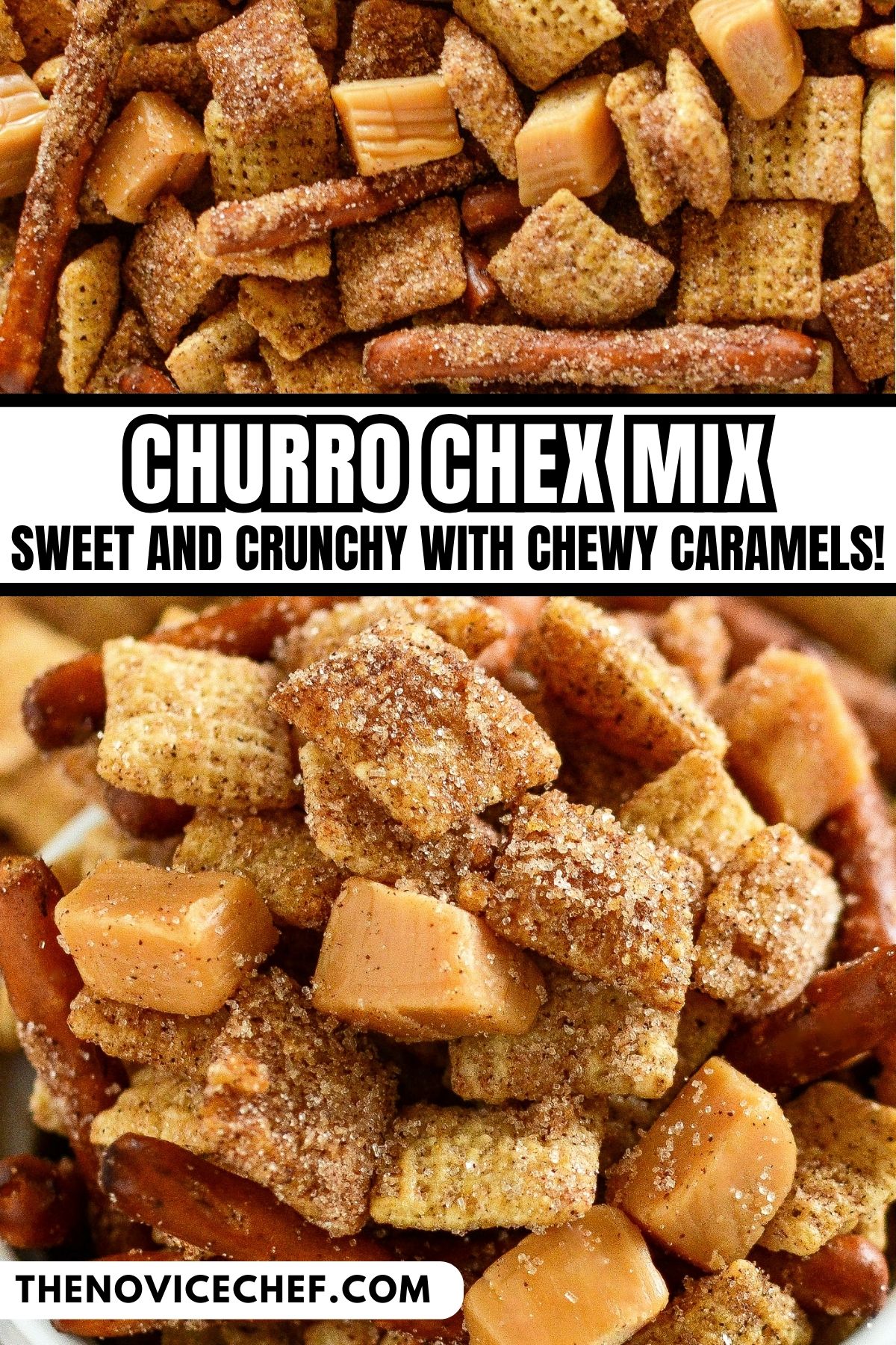 Crunchy Churro Chex Mix Recipe | Snack Recipes