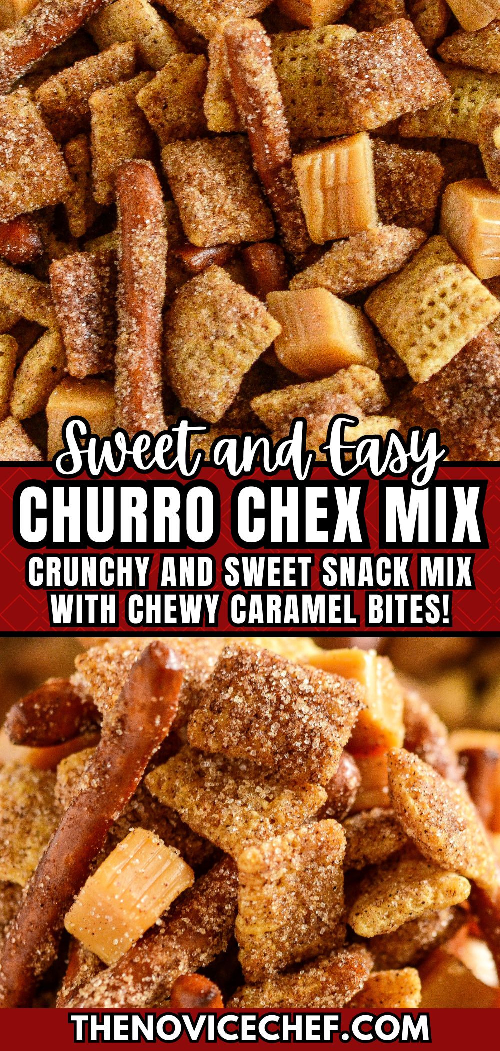 Crunchy Churro Chex Mix Recipe | Snack Recipes