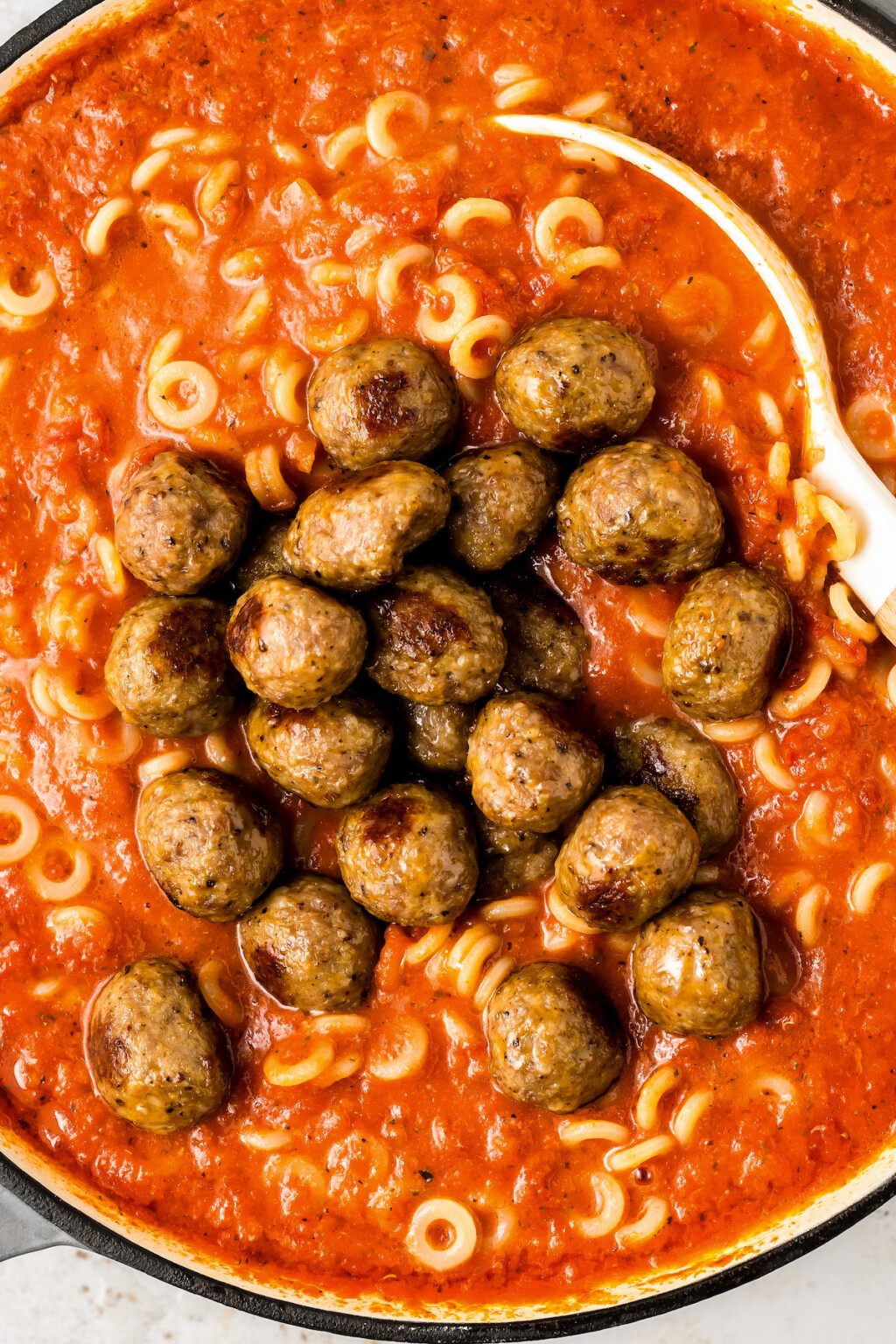 Best Homemade SpaghettiOs With Meatballs | The Novice Chef