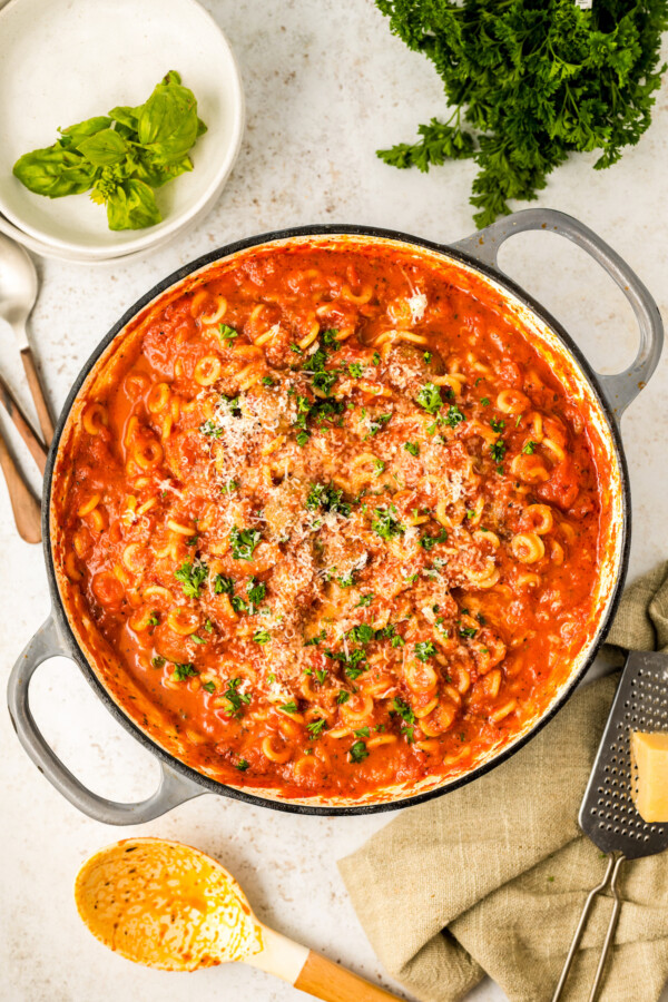 Best Homemade SpaghettiOs With Meatballs | The Novice Chef