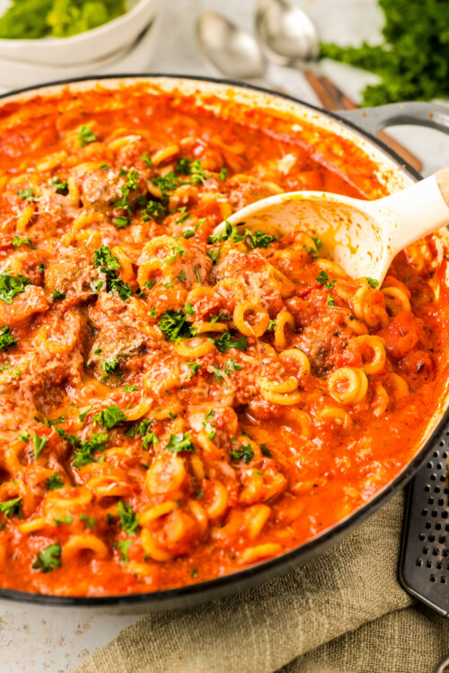 Best Homemade SpaghettiOs With Meatballs | The Novice Chef