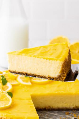 Lemon Cheesecake Recipe With Lemon Curd | The Novice Chef
