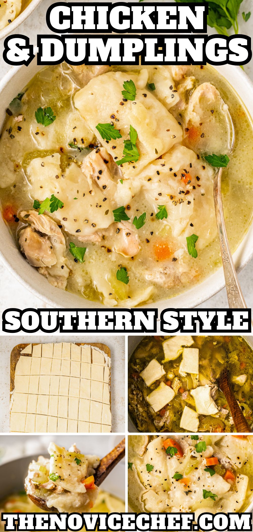 Southern Chicken and Dumplings Recipe (Cracker Barrel Style)