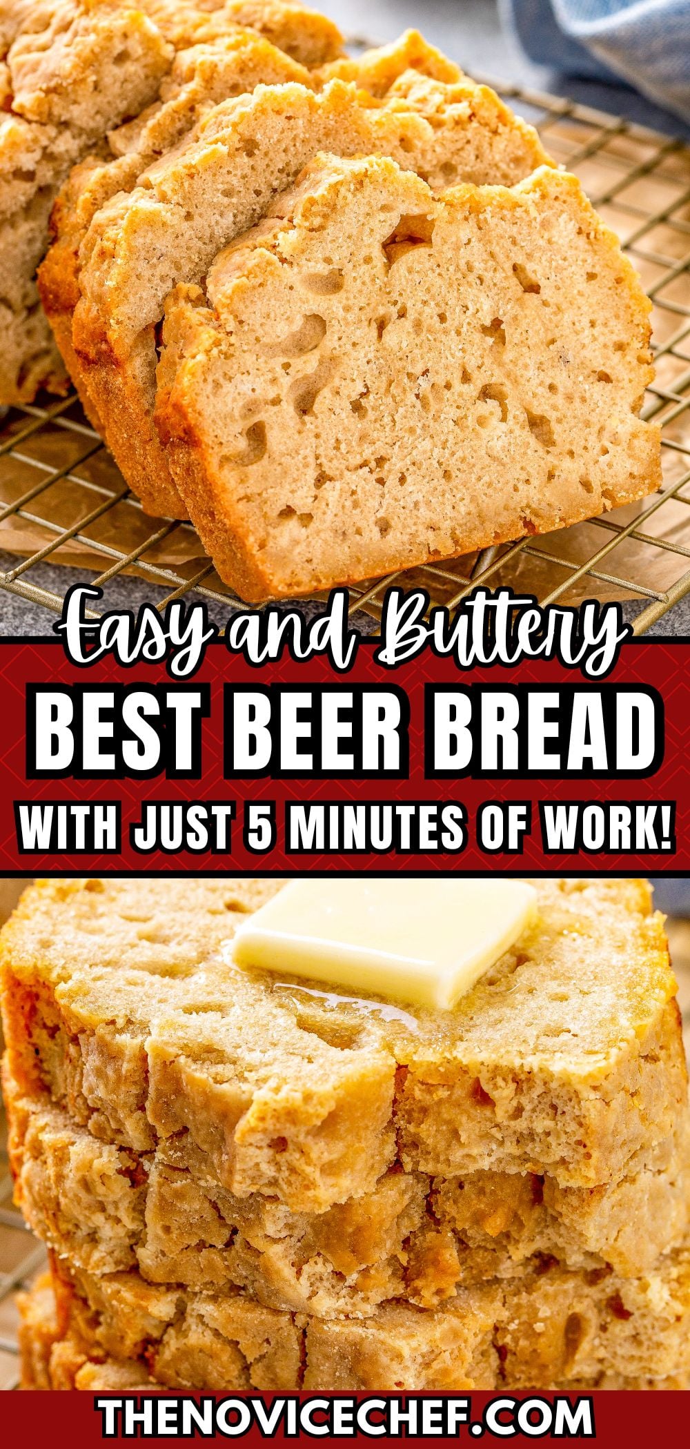 Easy Beer Bread Recipe | The Novice Chef